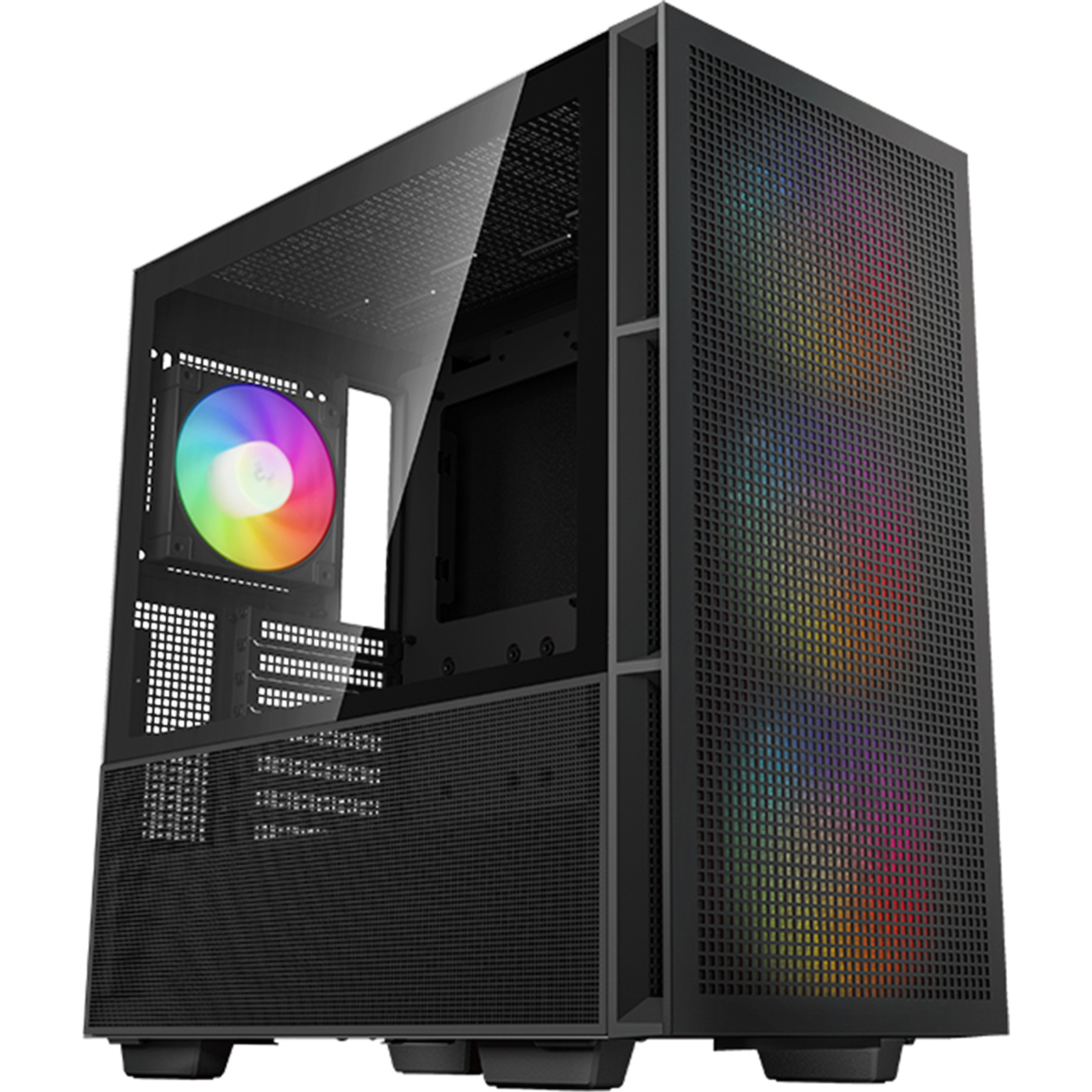 Buy the DEEPCOOL CH560 Hybrid Airflow and Dual 360 AIO Supported ATX ...