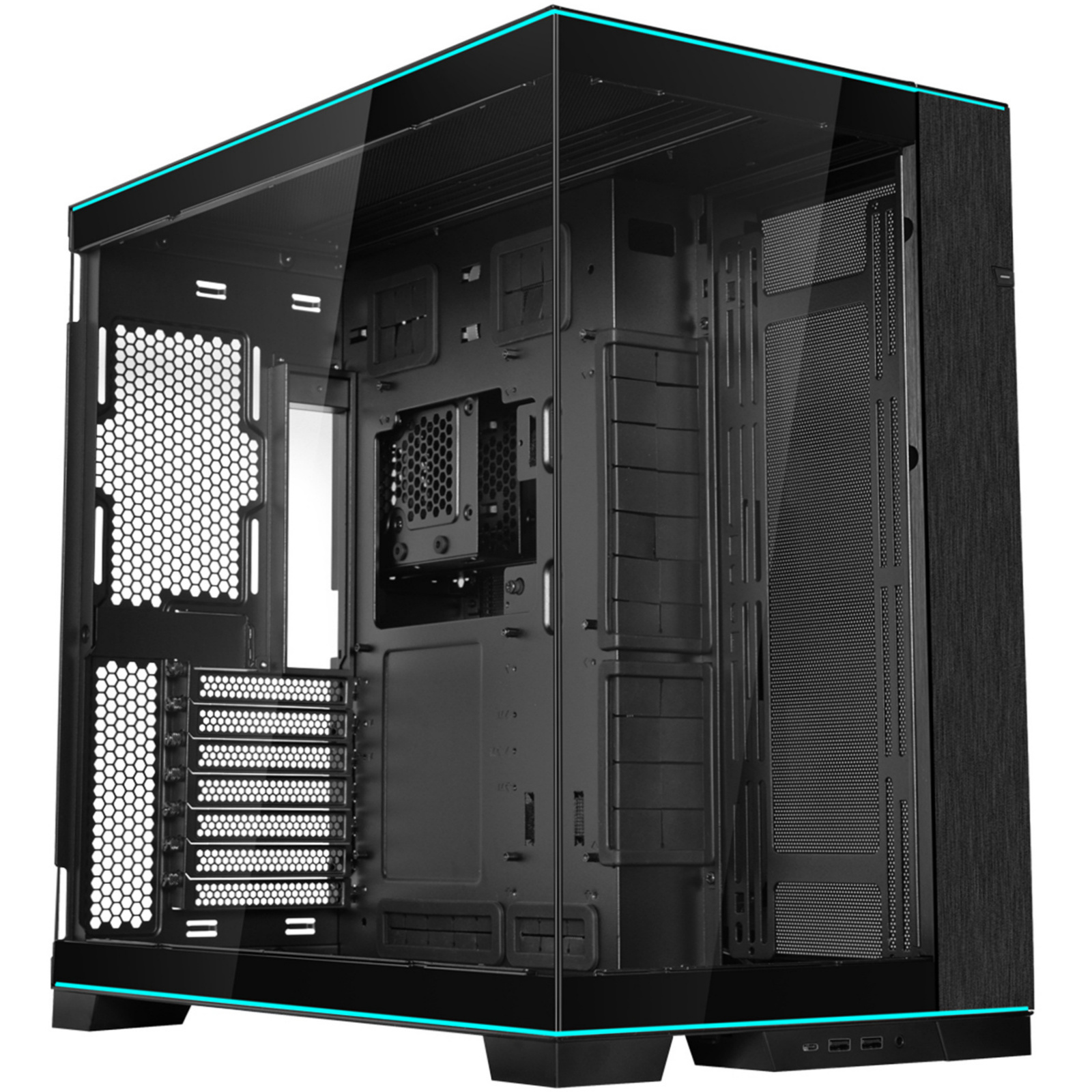 Buy the Lian Li O11D EVO RGB Black ATX MidTower Gaming Case Tempered ...