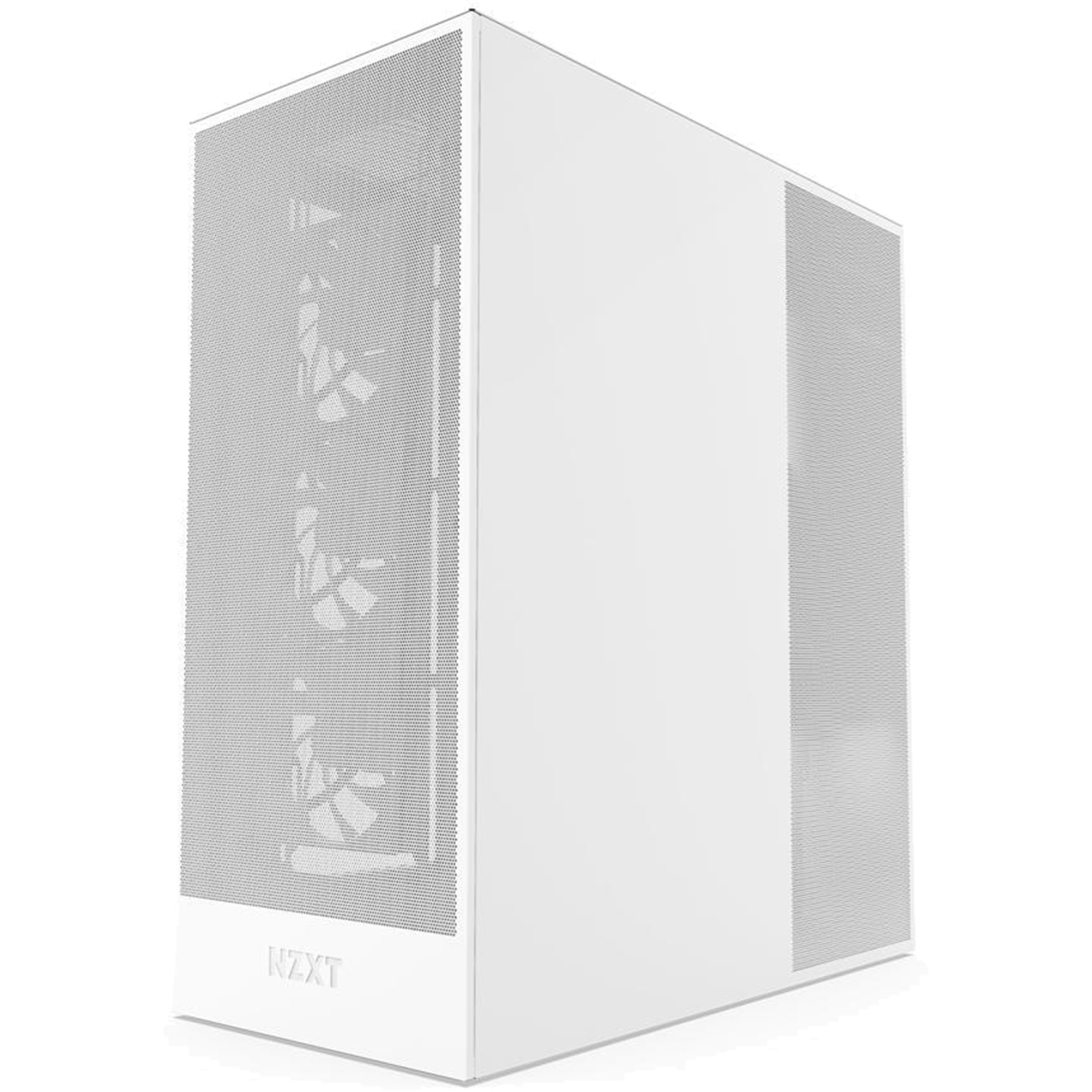 Buy the NZXT H7 Flow White Mid-Tower Case - Tempered Glass, CPU Cooler ...