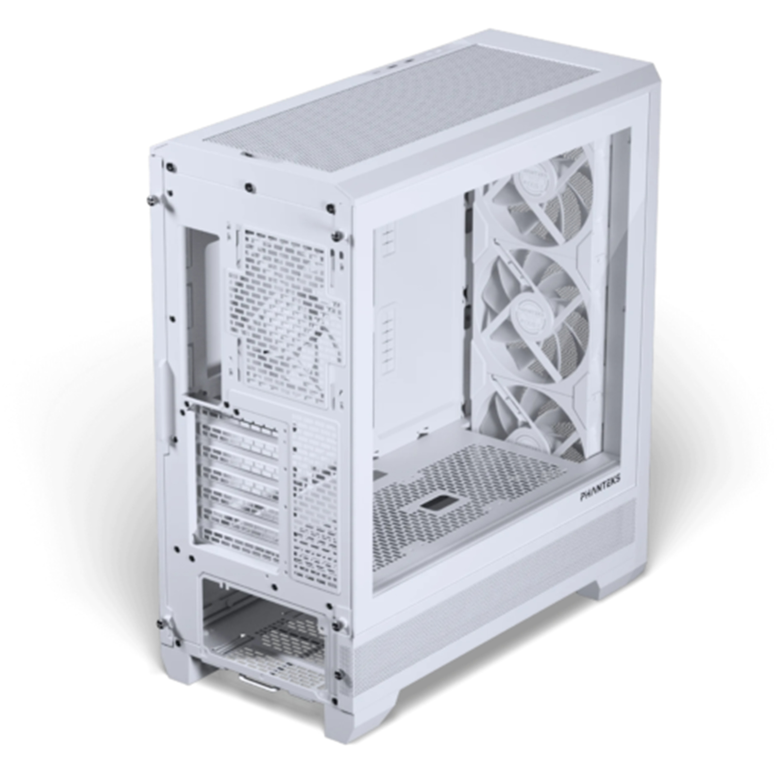 Buy the Phanteks Eclipse G400A White Tempered Glass Mid Tower Case Come ...