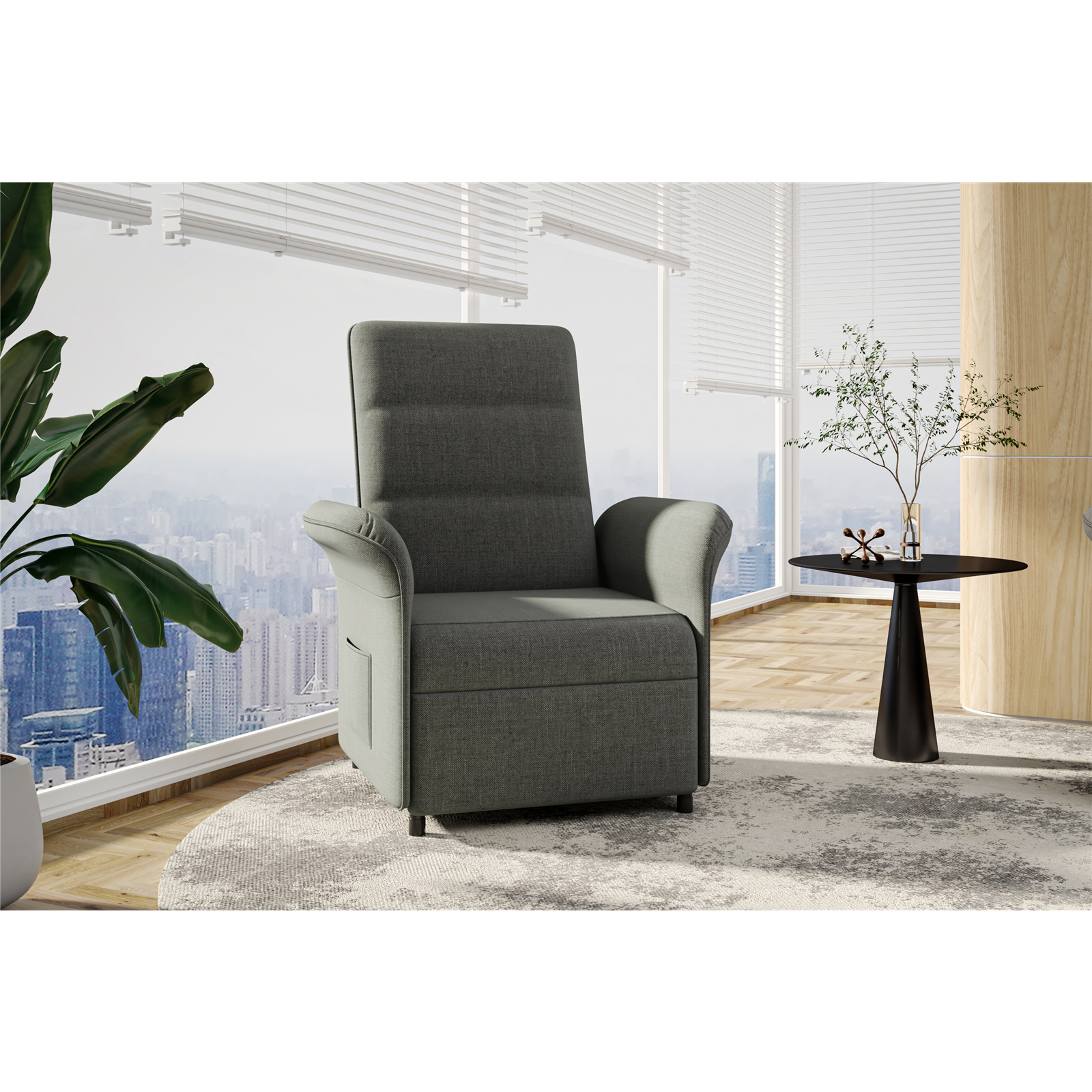 Buy the FlexiSpot X1 Electric Power Recliner Sofa Chair - Smoke Grey ...