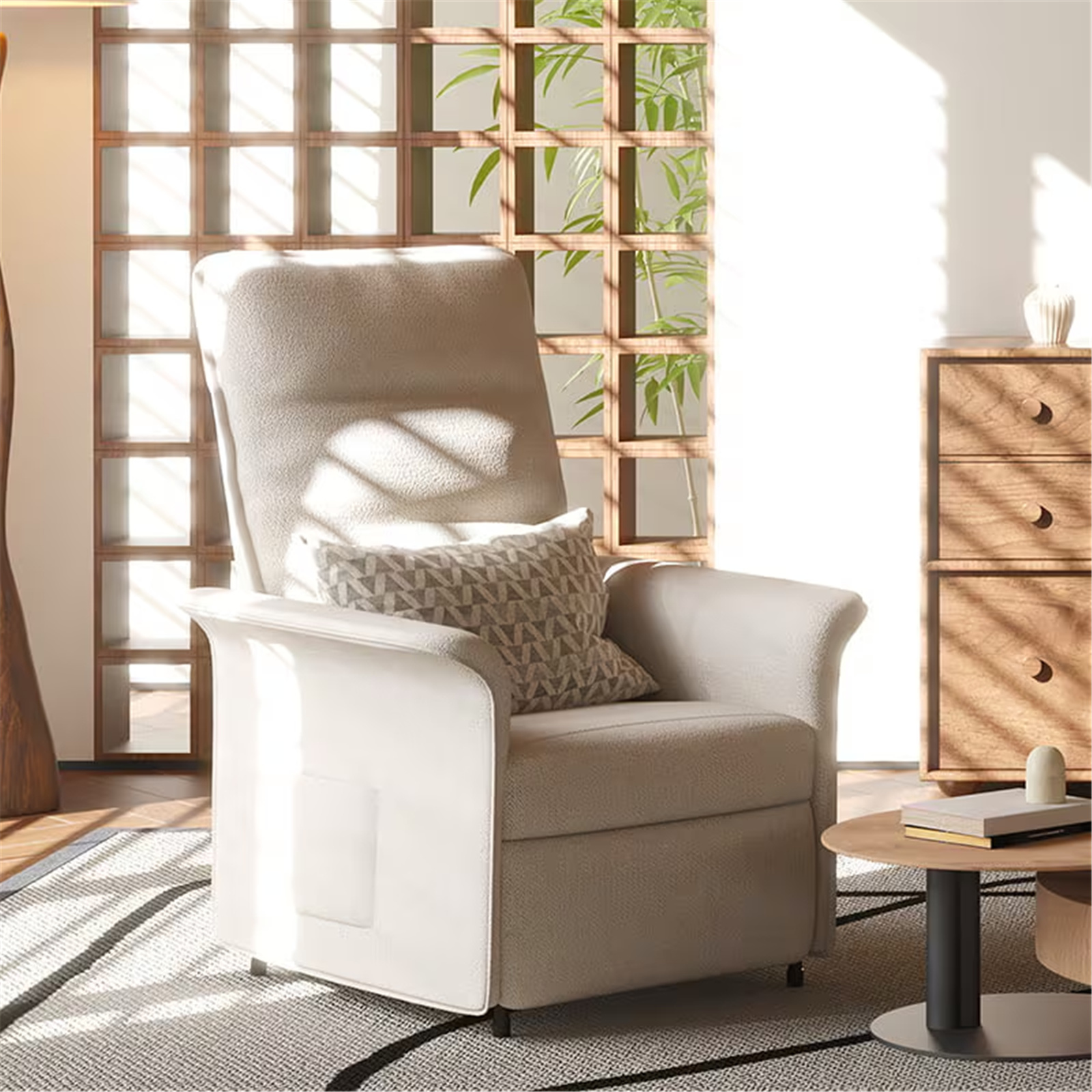 Buy the FlexiSpot X1 Electric Power Recliner Sofa Chair - Beige - Max ...