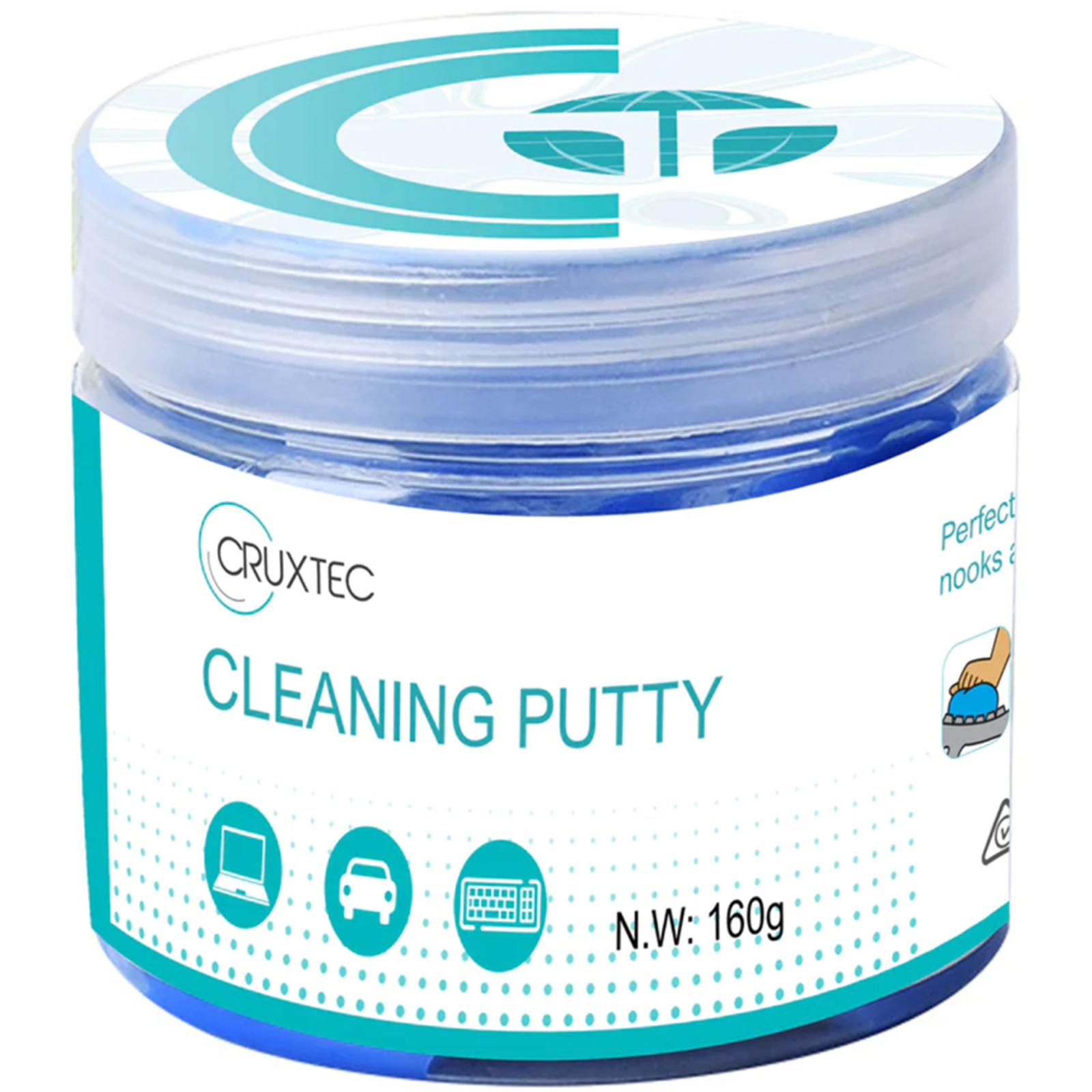 Buy the Cruxtec CMK01-BL Cleaning Putty 160g ideal for Laptops, mobile ...