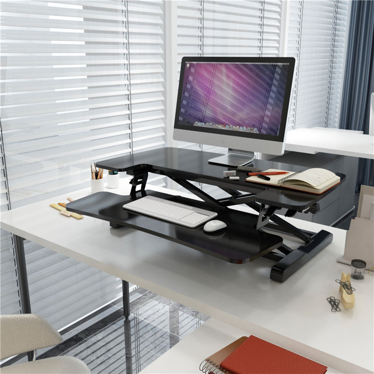 Buy the FlexiSpot Eco Ergonomic Deskalator Workstation - Black - Work ...