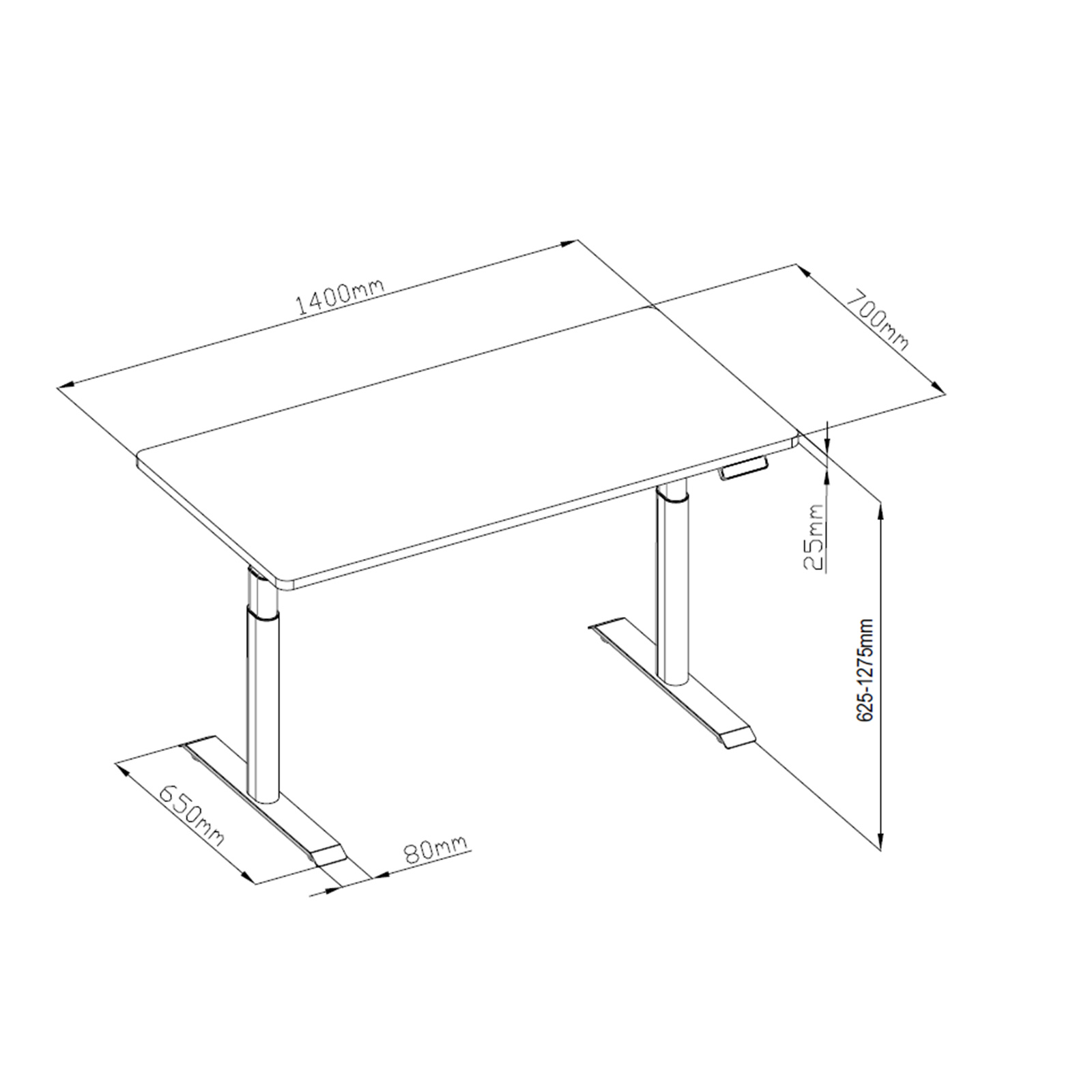 Buy the FlexiSpot E8 Premium Height Adjustable WFO & WFH Standing Desk ...