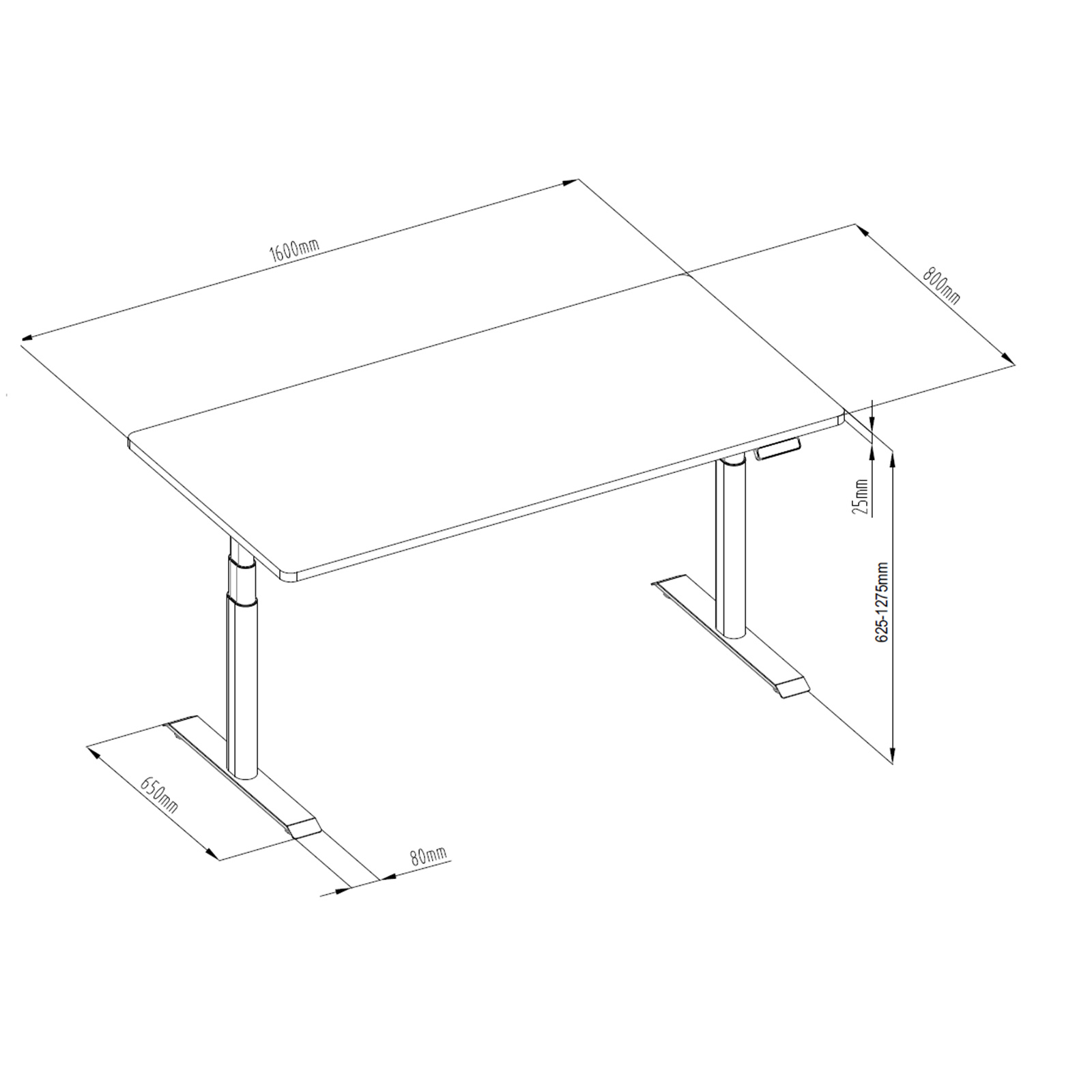 Buy the FlexiSpot E8 Premium Height Adjustable WFO & WFH Standing Desk ...