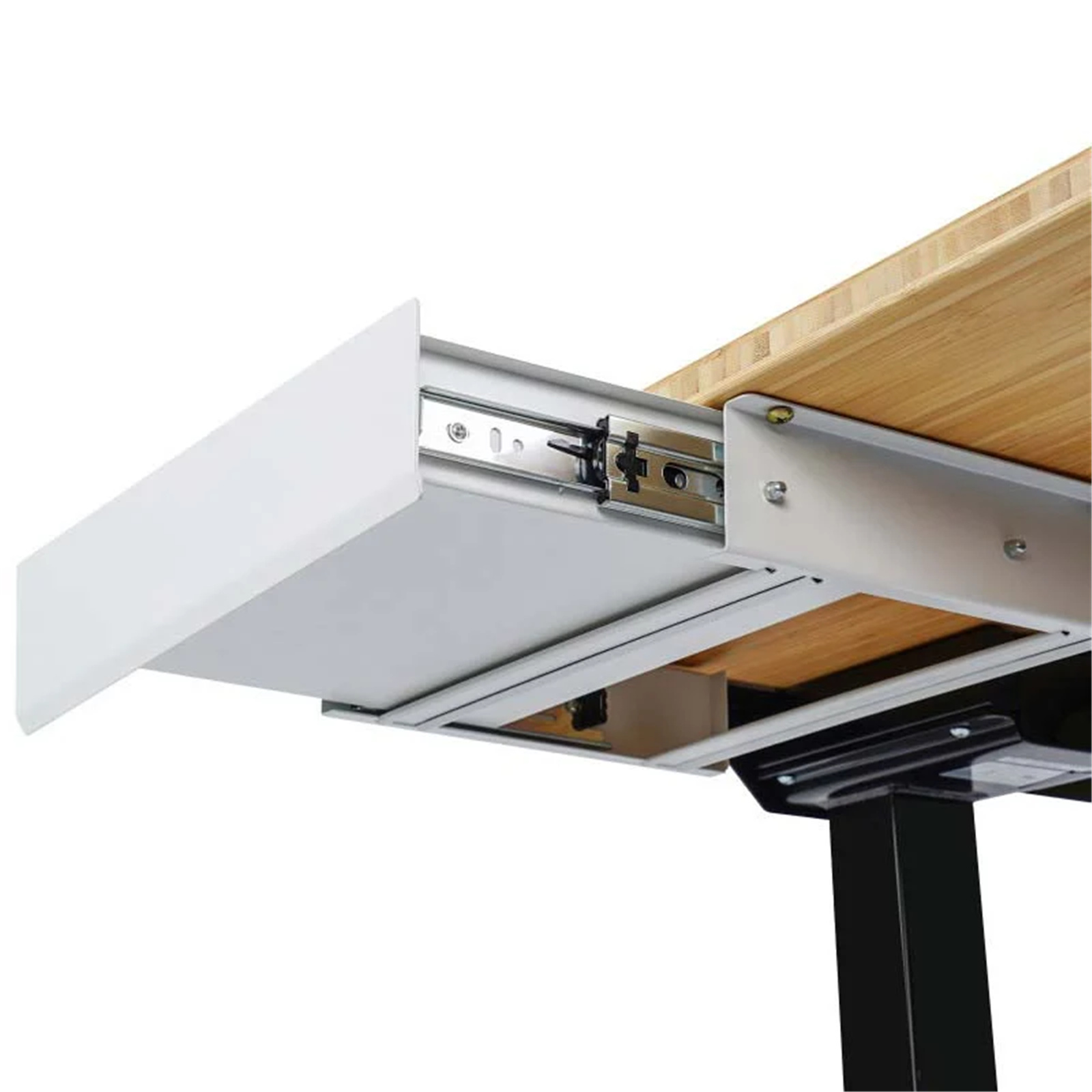 Buy the FlexiSpot S07 White Slim Under Desk Drawer - Size 45x24x7cm ...