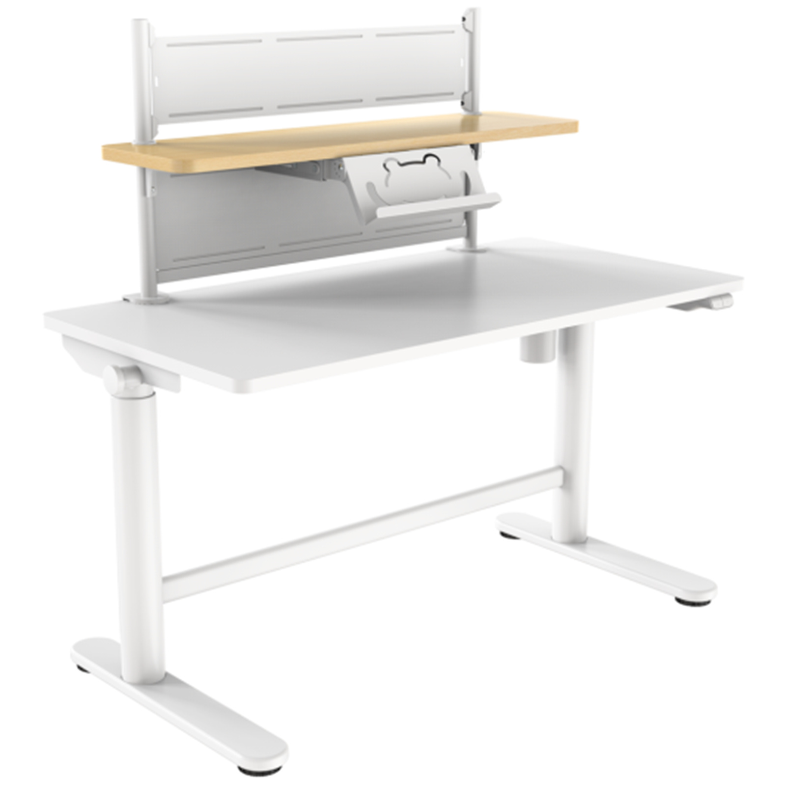 Buy the Loctek CD101 Height Adjustable Study Desk With Book Shelf ...