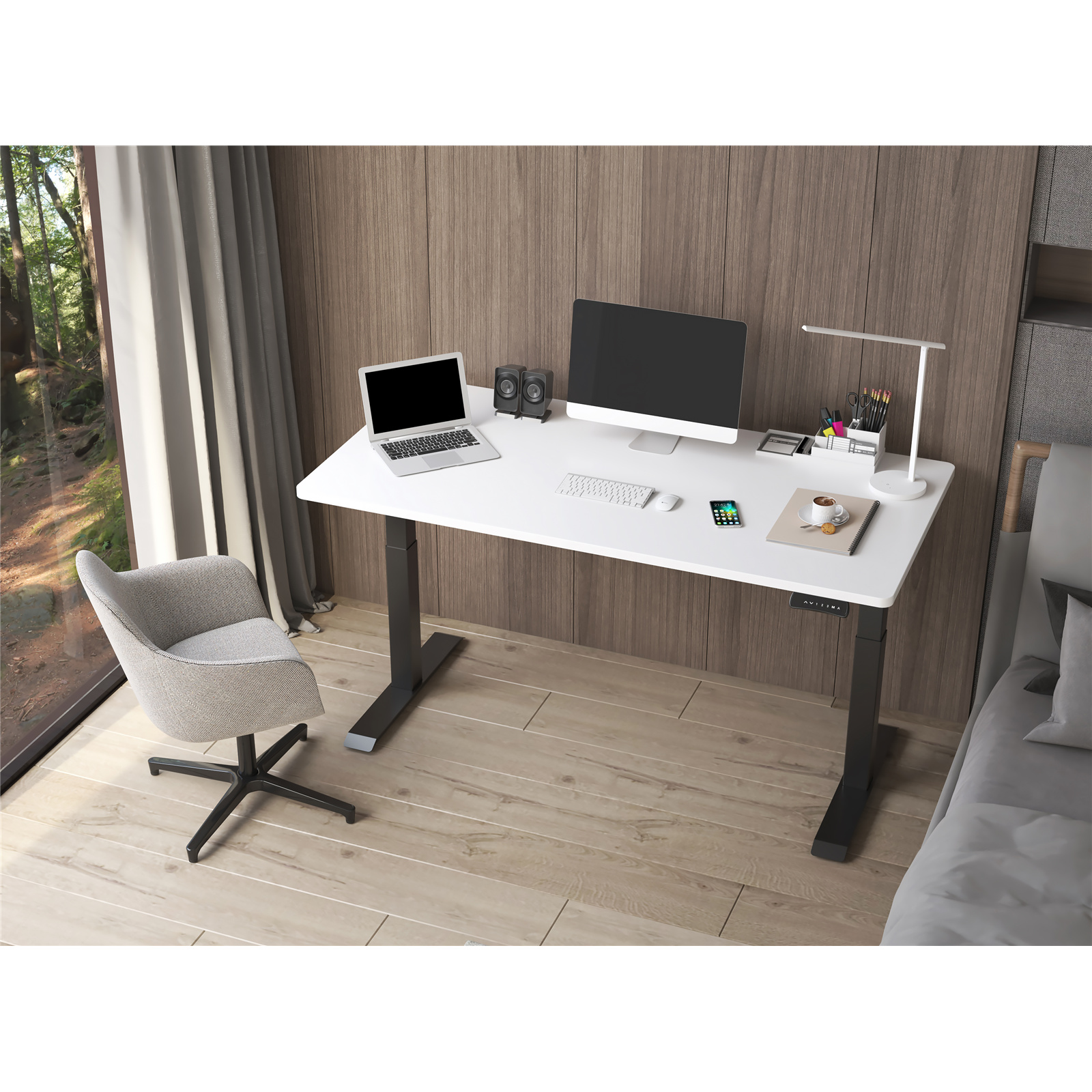 Buy the Loctek Ergonomic Premium Office Standing Desk - 1400x700mm ...