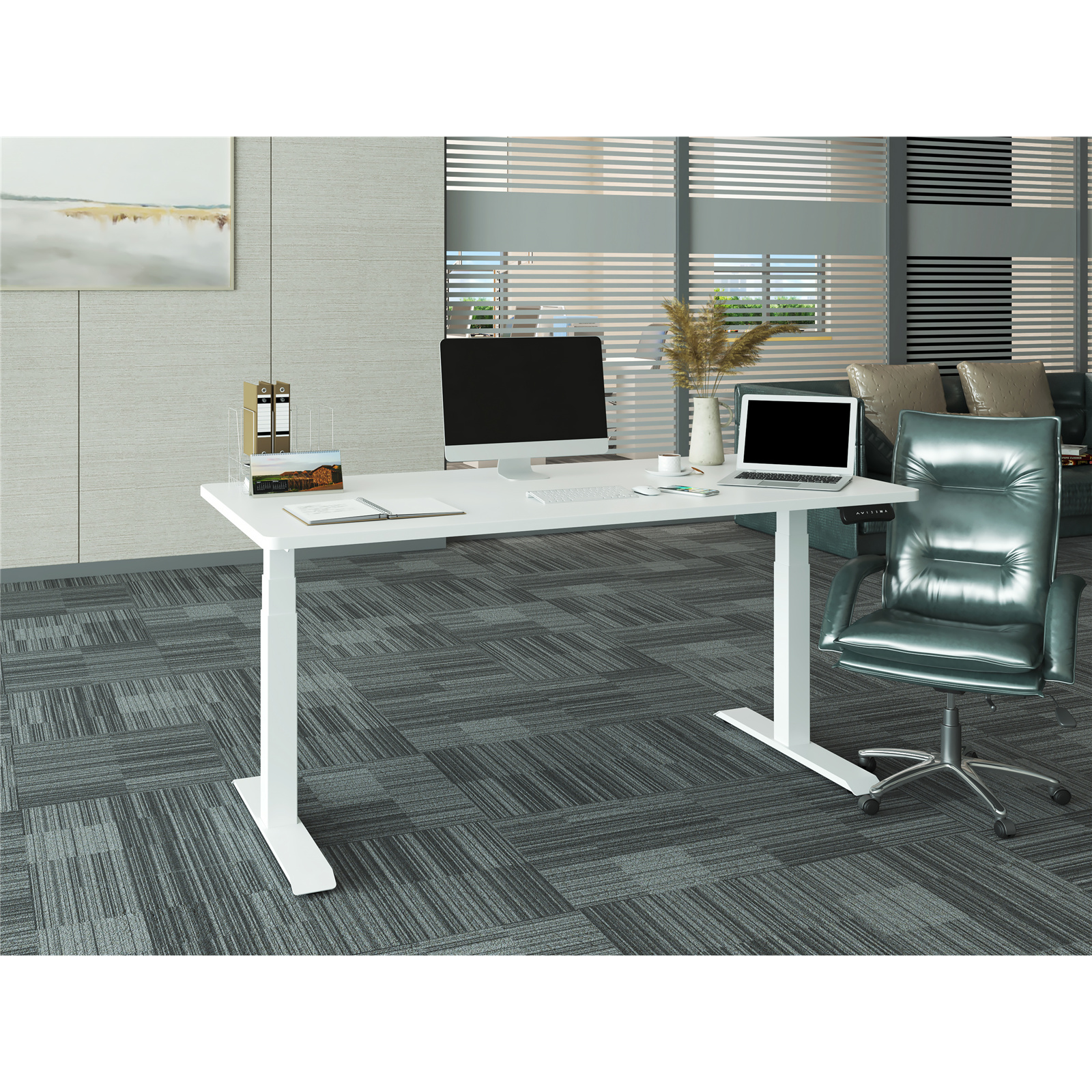 Buy the Loctek Ergonomic Premium Office Standing Desk - 1400x700mm ...