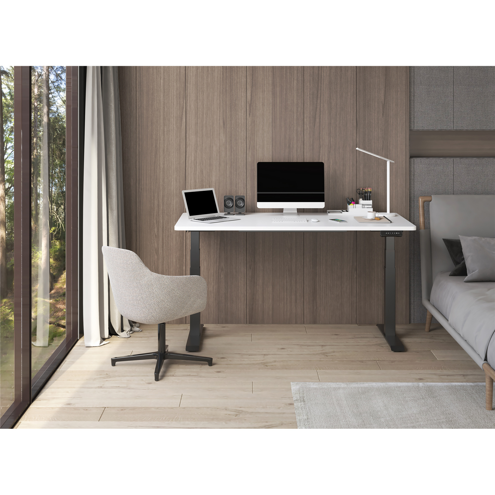 Buy the Loctek Ergonomic Premium Office Standing Desk - 1600x800mm ...