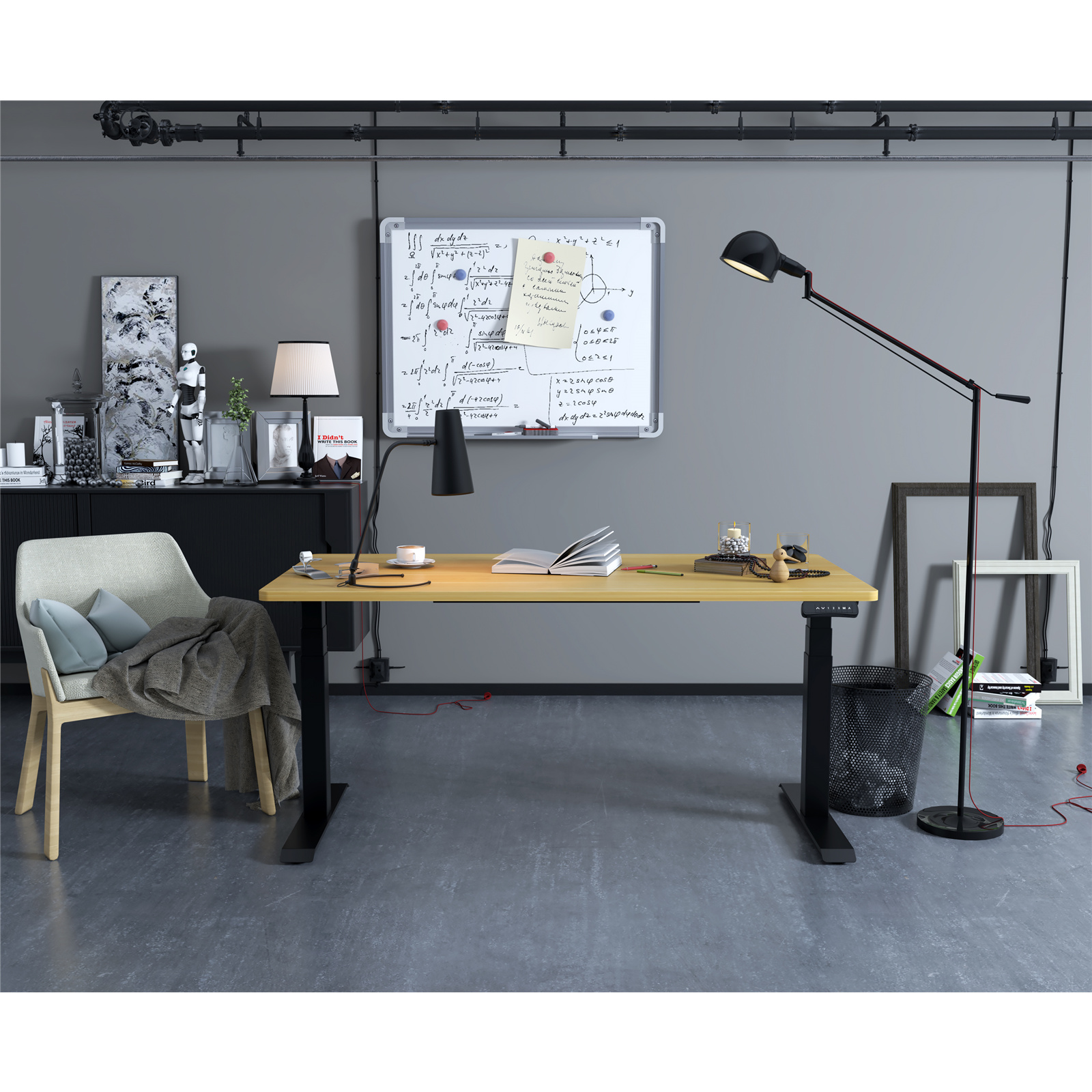 Buy the Loctek Ergonomic Premium Office Standing Desk - 1800x800mm ...