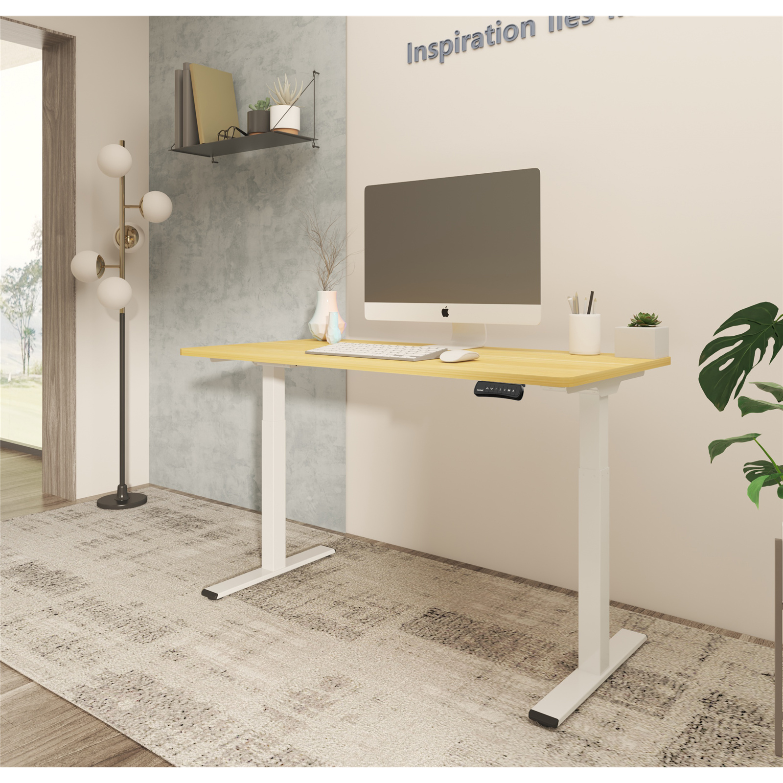 Buy the Loctek Ergonomic Pro Office - 1800x800mm - Dual Motor Standing ...