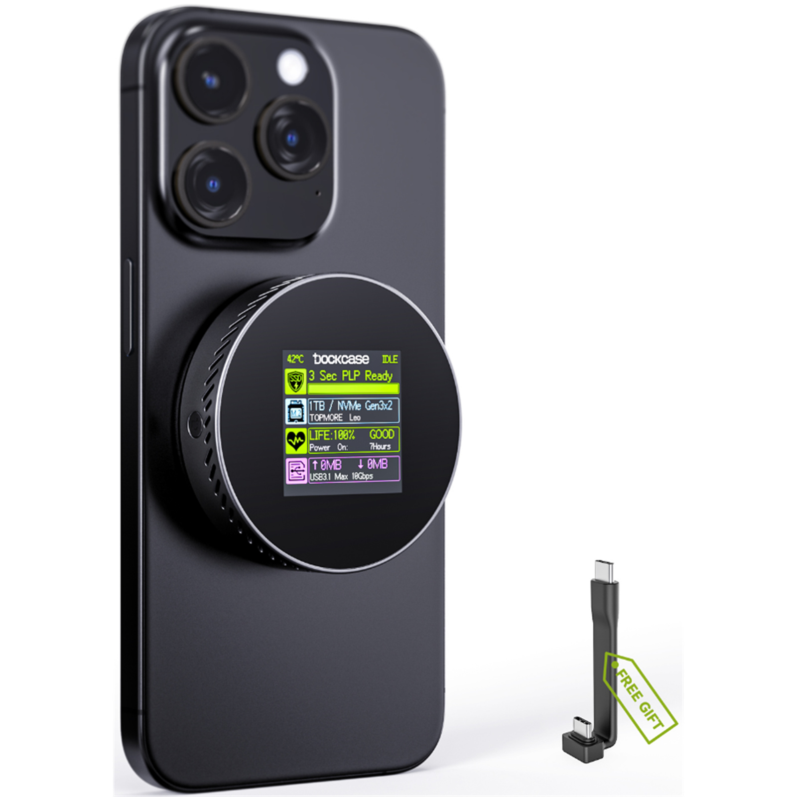 Buy the Dockcase Smart Magsafe 2230/2242 M.2 NVMe SSD Enclosure - Matte ...