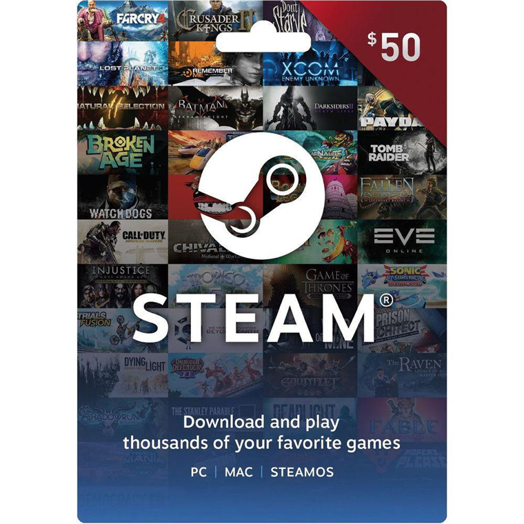 Buy the STEAM $50 NZ POSA Card ( NZICST50 ) online - PBTech.co.nz