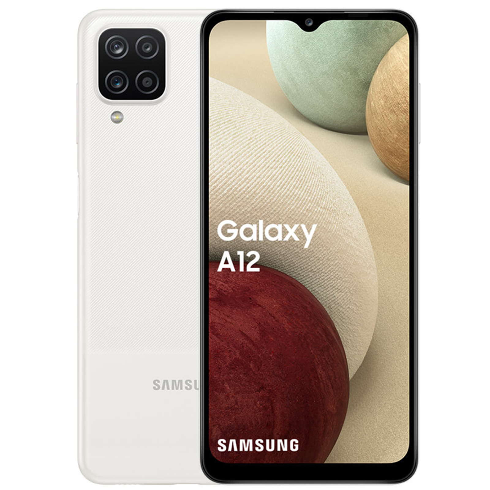 Buy the Samsung Galaxy A12 32GB - White - (B-Grade Refurbished) - with ...
