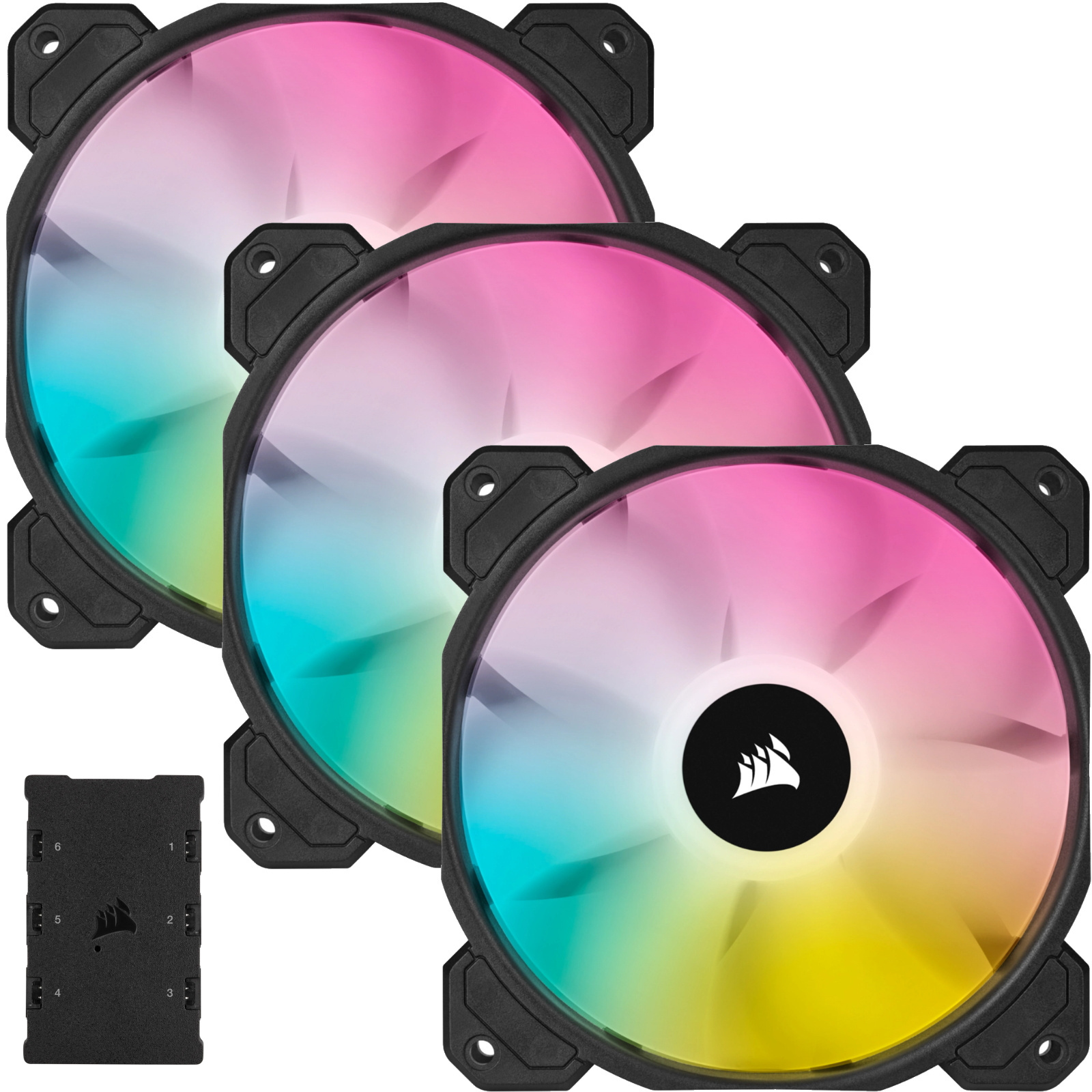 Buy the Corsair SP Series SP120 RGB ELITE 120mm RGB LED Fan with ...