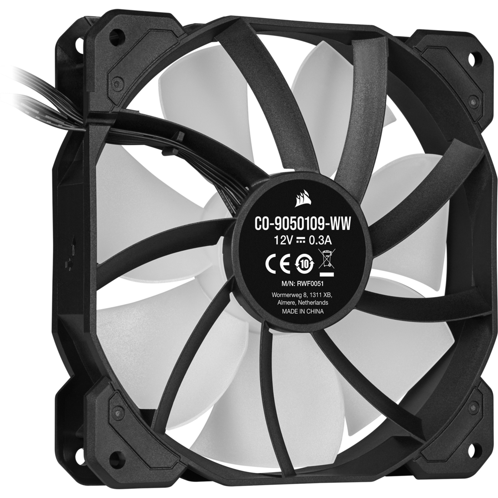 Buy the Corsair SP Series SP120 RGB ELITE 120mm RGB LED Fan with ...
