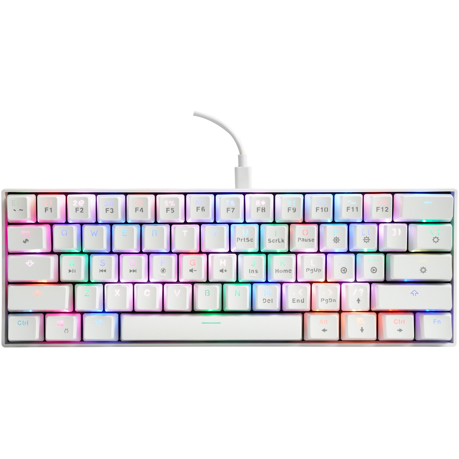 Buy the PowerPlay Mini Mechanical Keyboard - White ( PMMKW ) online ...