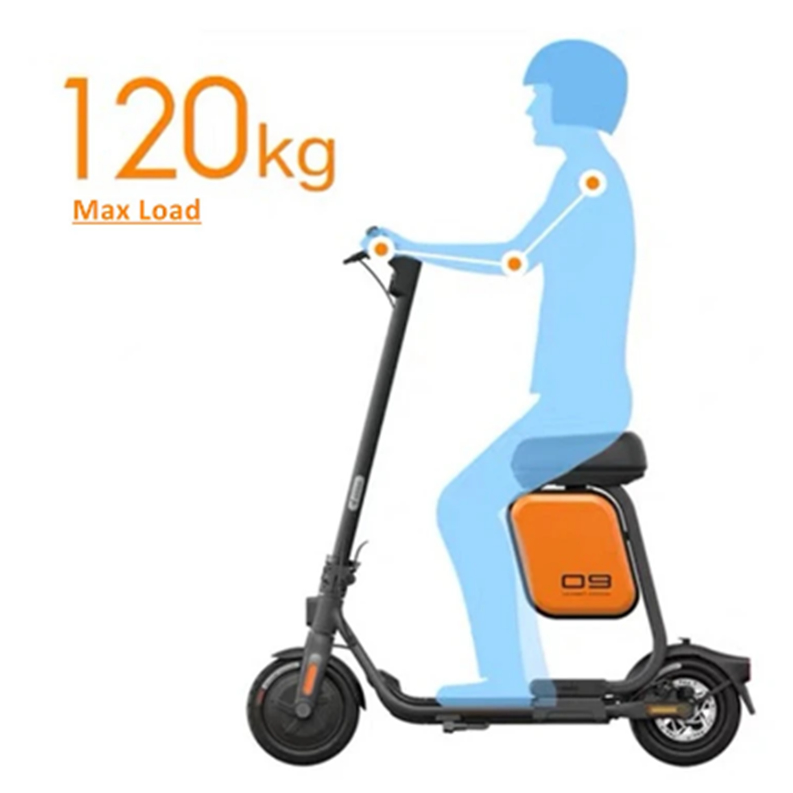 Buy the Segway Ninebot F30 Scooter Bundle With Seat Seat on your ...