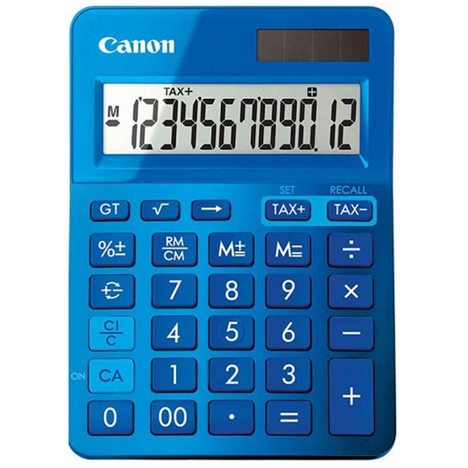 Buy the Canon LS123KMBL Blue Desktop Tax Calculator ( LS123KMBL ...