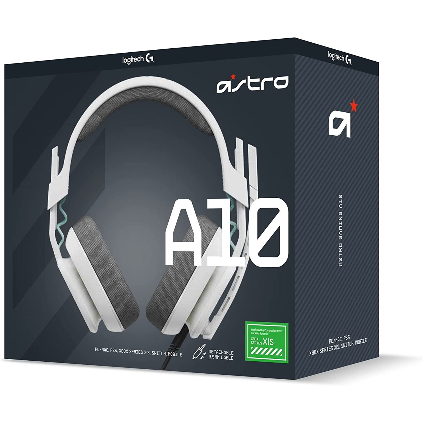 Buy the Astro A10 Gen.2 Gaming Headset For XBOX - White ( 939-002053 ...