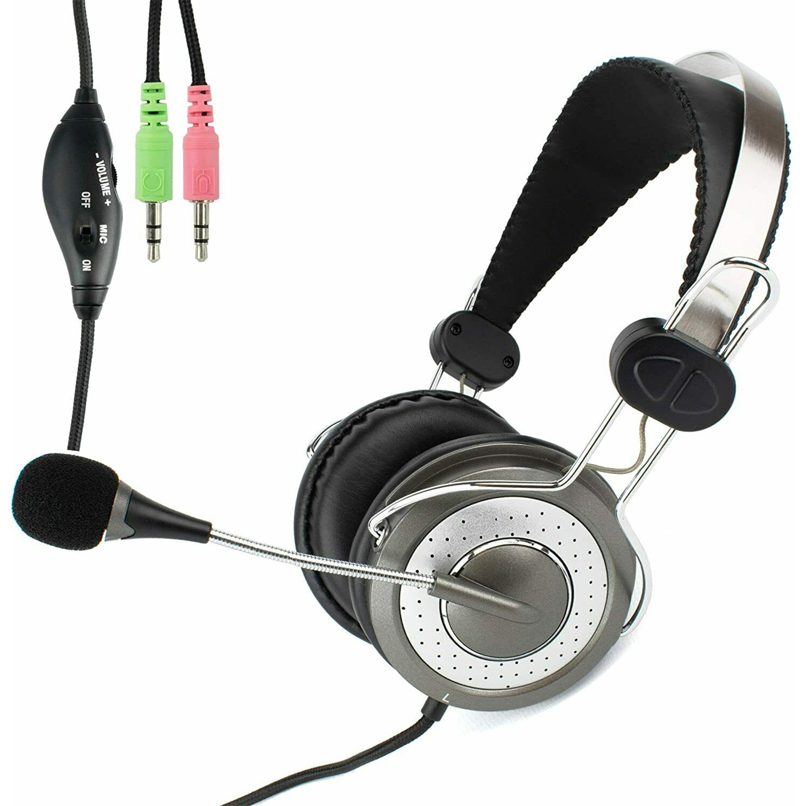 Buy the Genius HS-04SU Luxury Headset 3.5mm jack - In-Line Noise ...