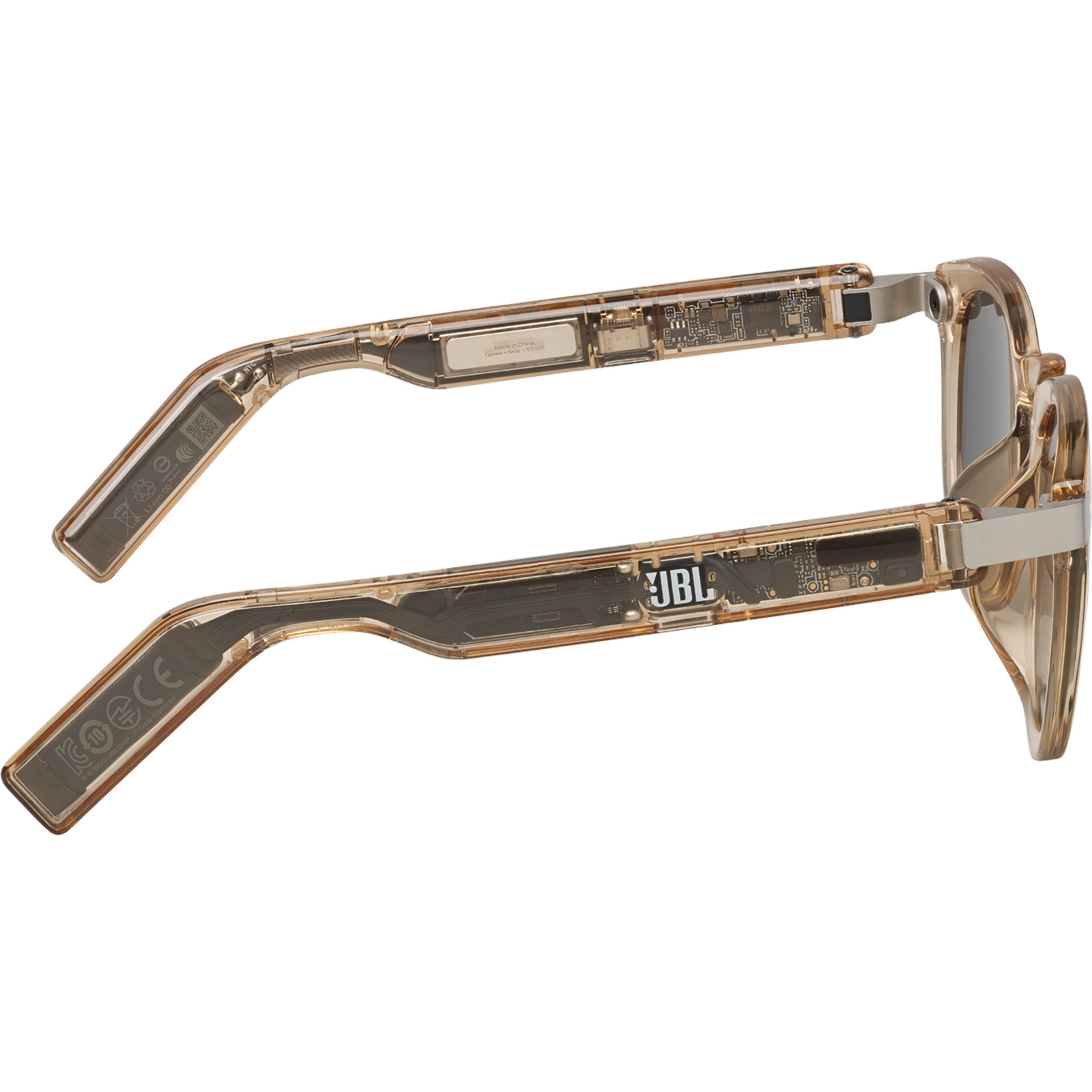 Buy the JBL SoundGear Frames Audio Sunglasses - Round / Amber JBL ...