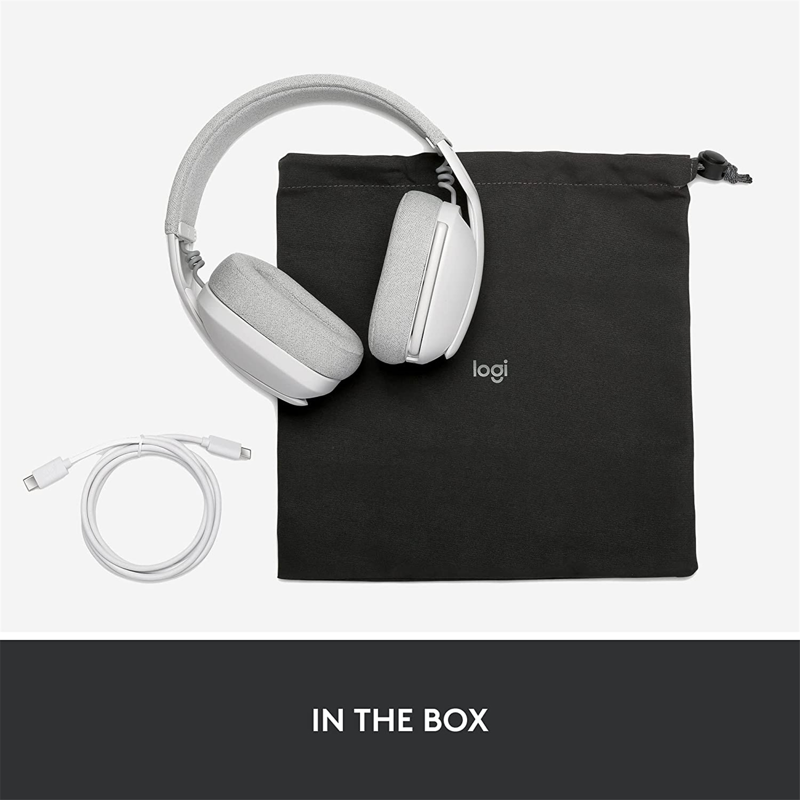 Buy the Logitech Zone Vibe 100 Headset - Off White Lightweight ...