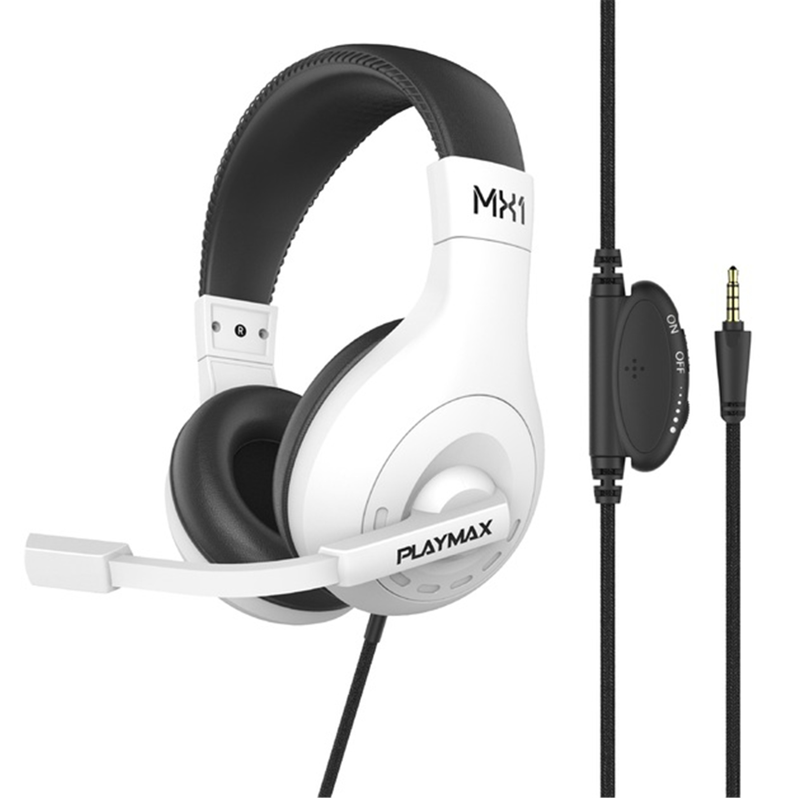 Buy the Playmax MX1 Universal Console Gaming Headset - White ( PMX1W ...