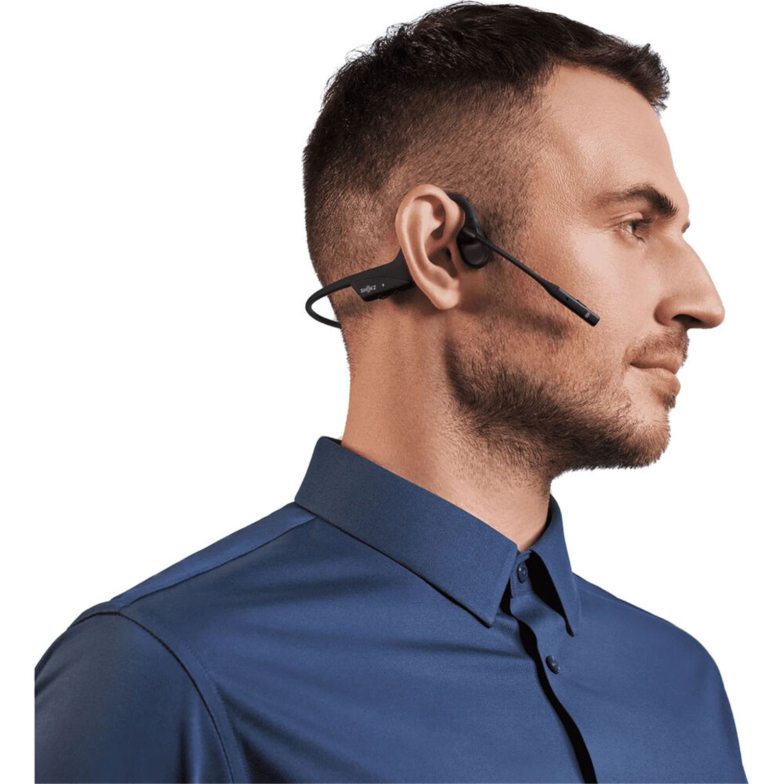 Buy the Shokz OpenComm2 UC (2025 Upgrade) Wireless Open-Ear Bone Conduction... ( C120-AA-BK ...