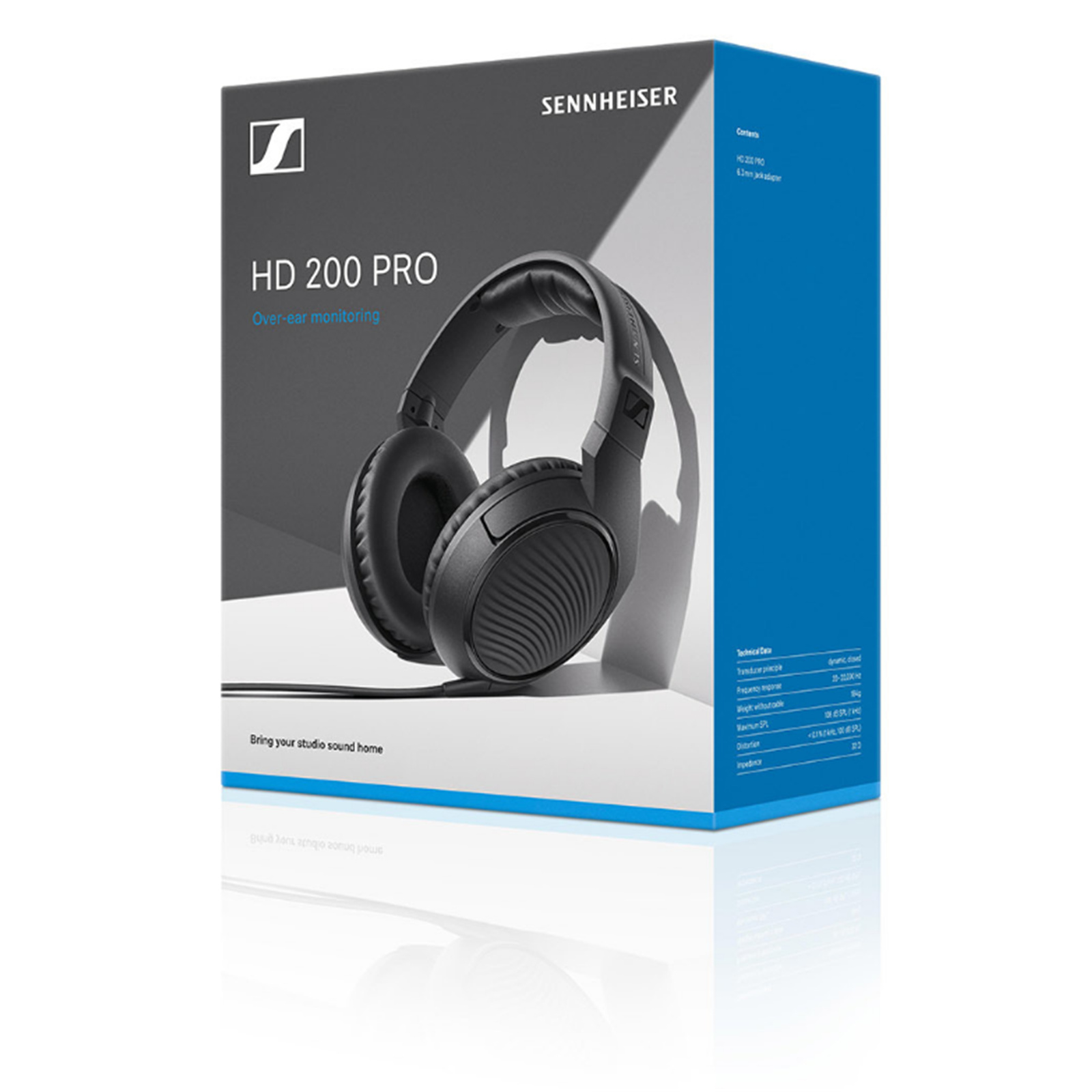 Buy the Sennheiser Pro HD 200 PRO Closed-back Over-ear Wired Studio ...