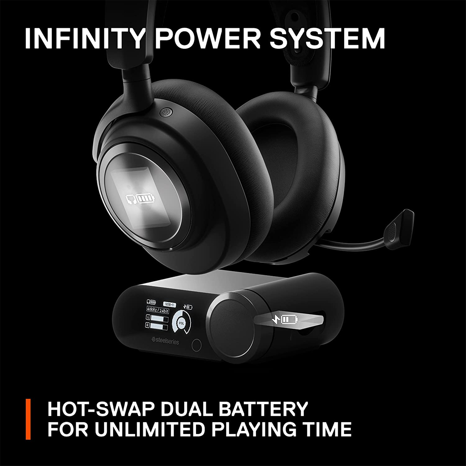 Buy the Steelseries Nova Pro Wireless Multi-System Gaming Headset ...