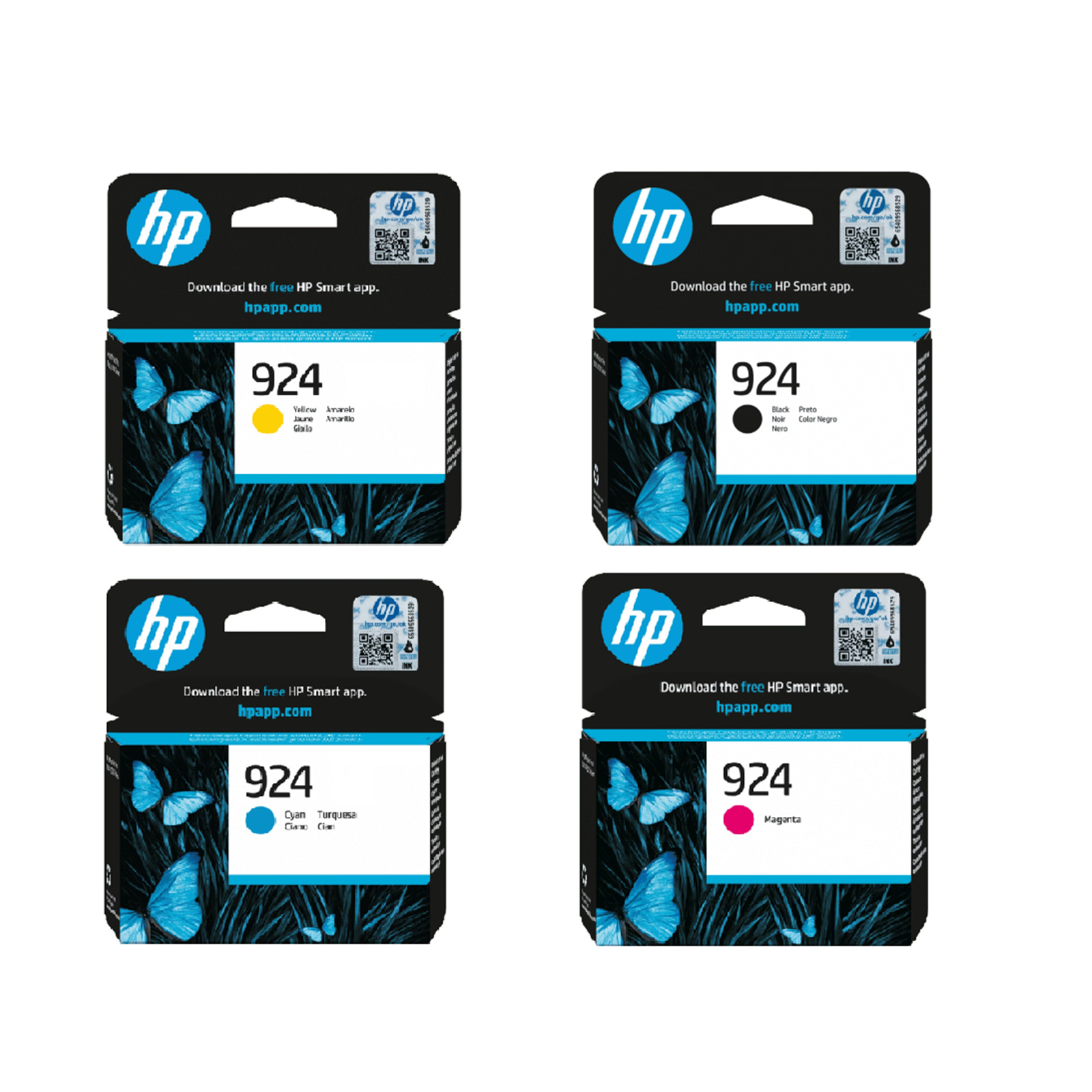 Buy the HP 924 Value Pack Black+Tri-Colour Ink Cartridge for HP 8130e ...