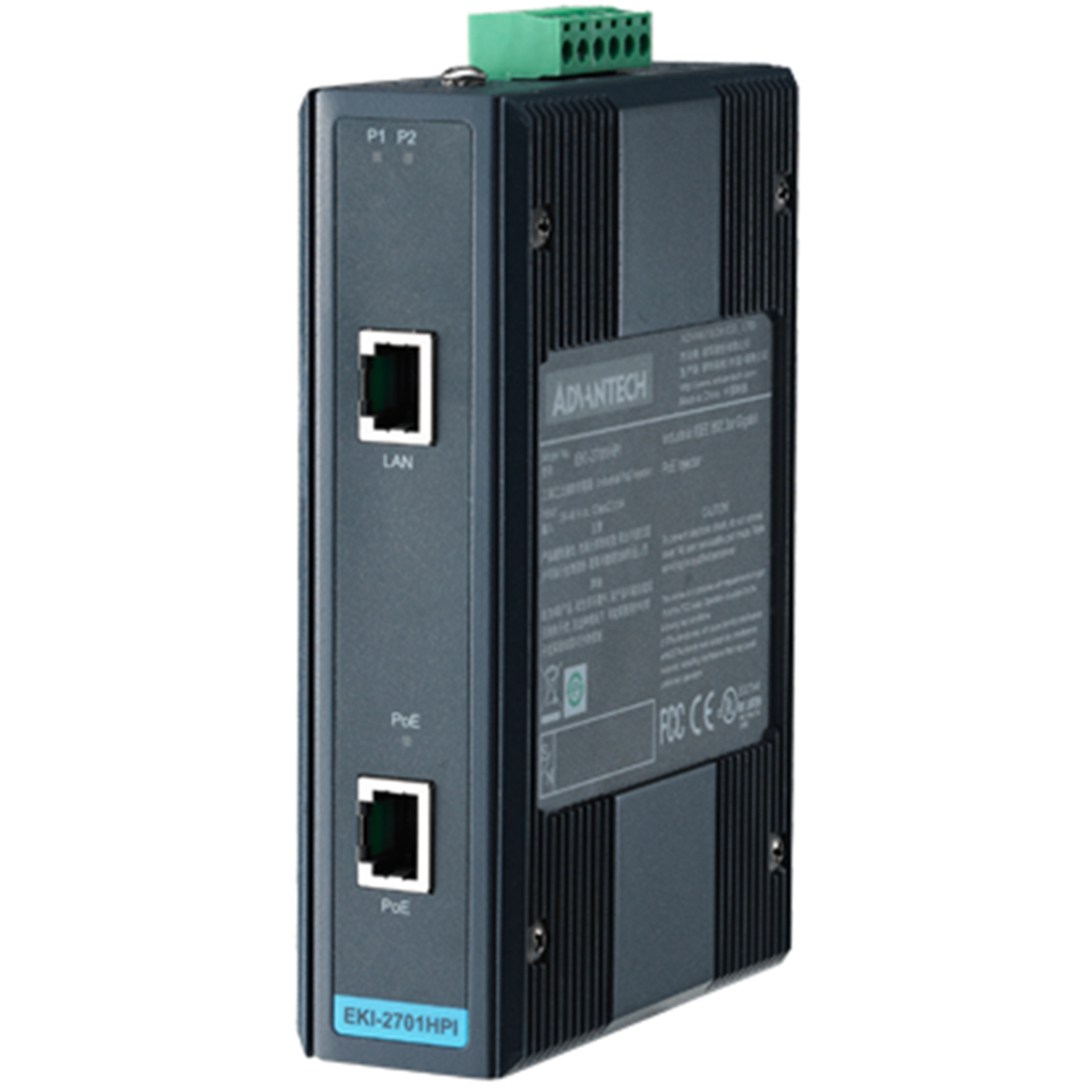 Buy the Advantech EKI-2725-CE 5 port Full Gigabit Unmanaged Ethernet Switch ( EKI-2725-CE ...