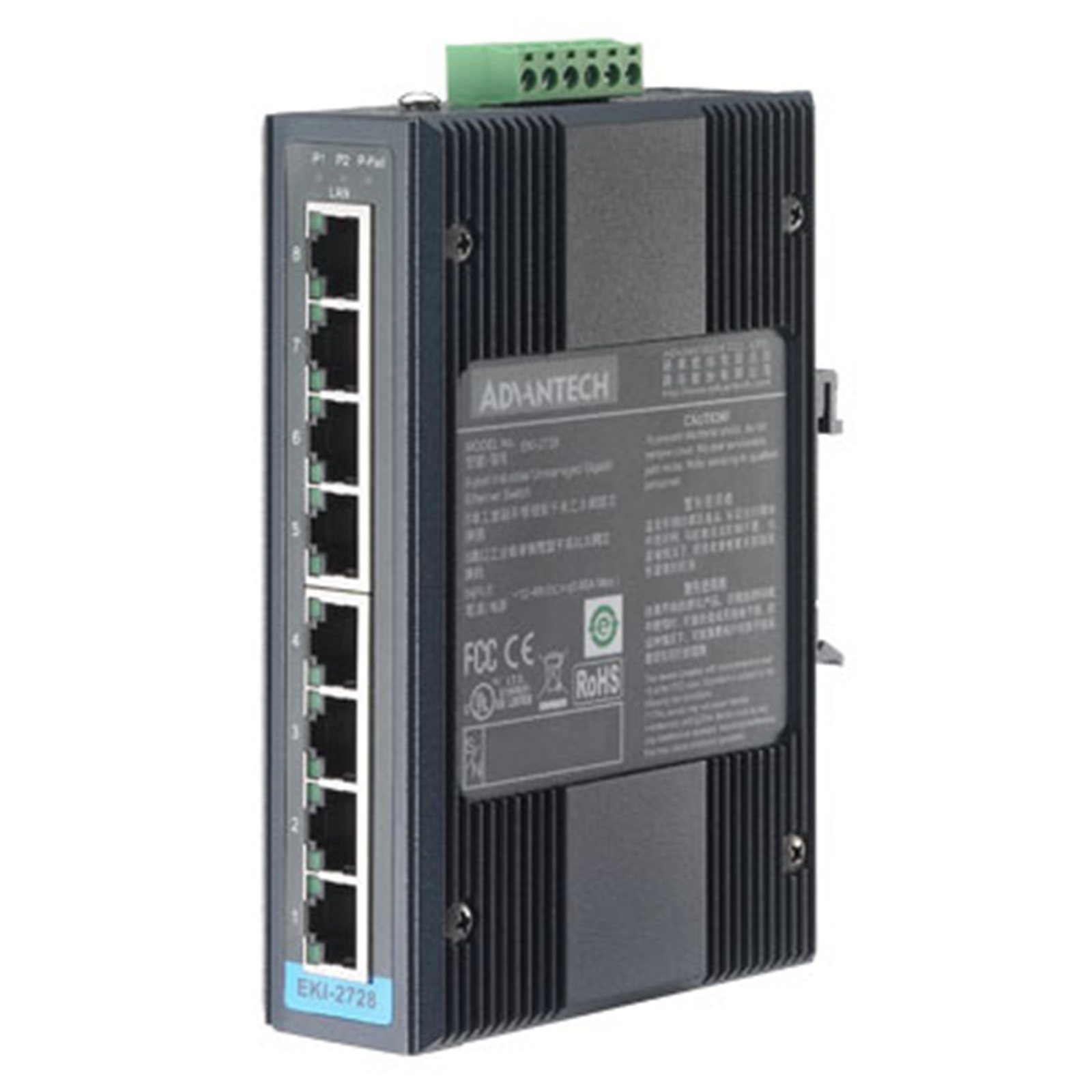 Buy the Advantech EKI-2728-CE 8 port Full Gigabit Unmanaged Ethernet ...