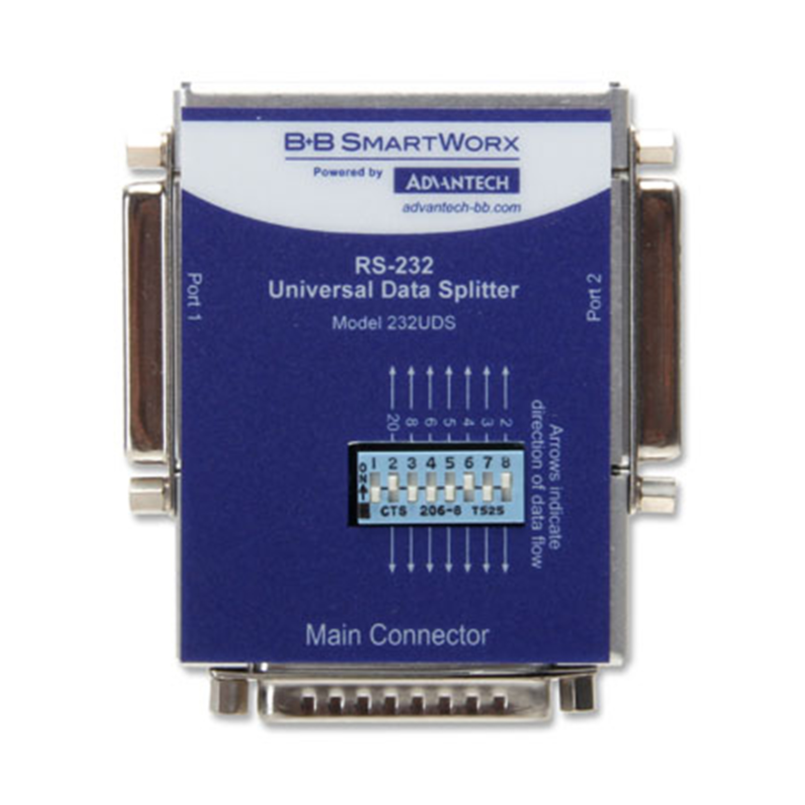 Buy the Advantech BB-232UDS Serial Splitter, RS-232, DB25 Main and Data ...