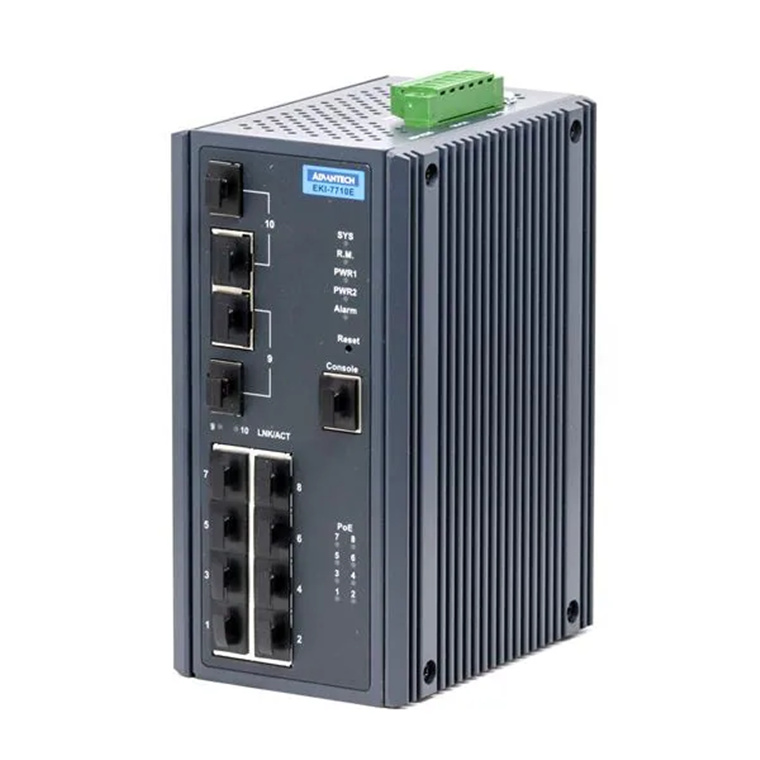 Buy the Advantech EKI-7710E-2CP-AE 8+2G port Gigabit Ethernet Switch with 8... ( EKI-7710E-2CP ...