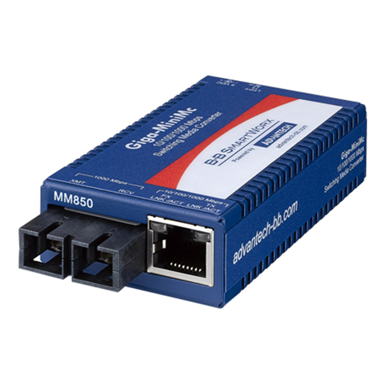 Buy the Advantech IMC-370-MMST-PS-A Mini Media Converter,1000Mbps, Multimode... ( IMC-370-MMST ...