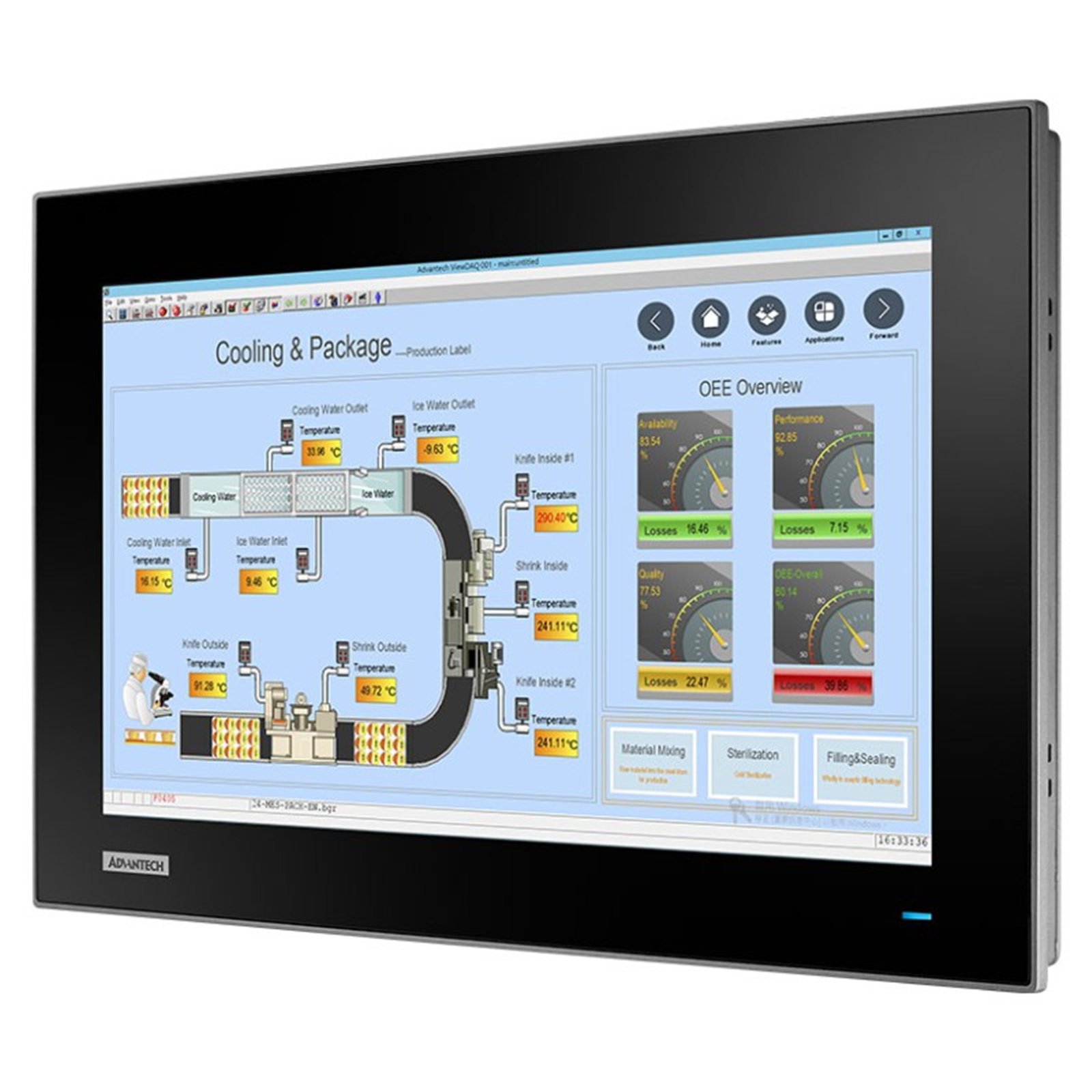 Buy the Advantech TPC-115W-N31AB 15.6" FHD Touch Panel Computer with ...