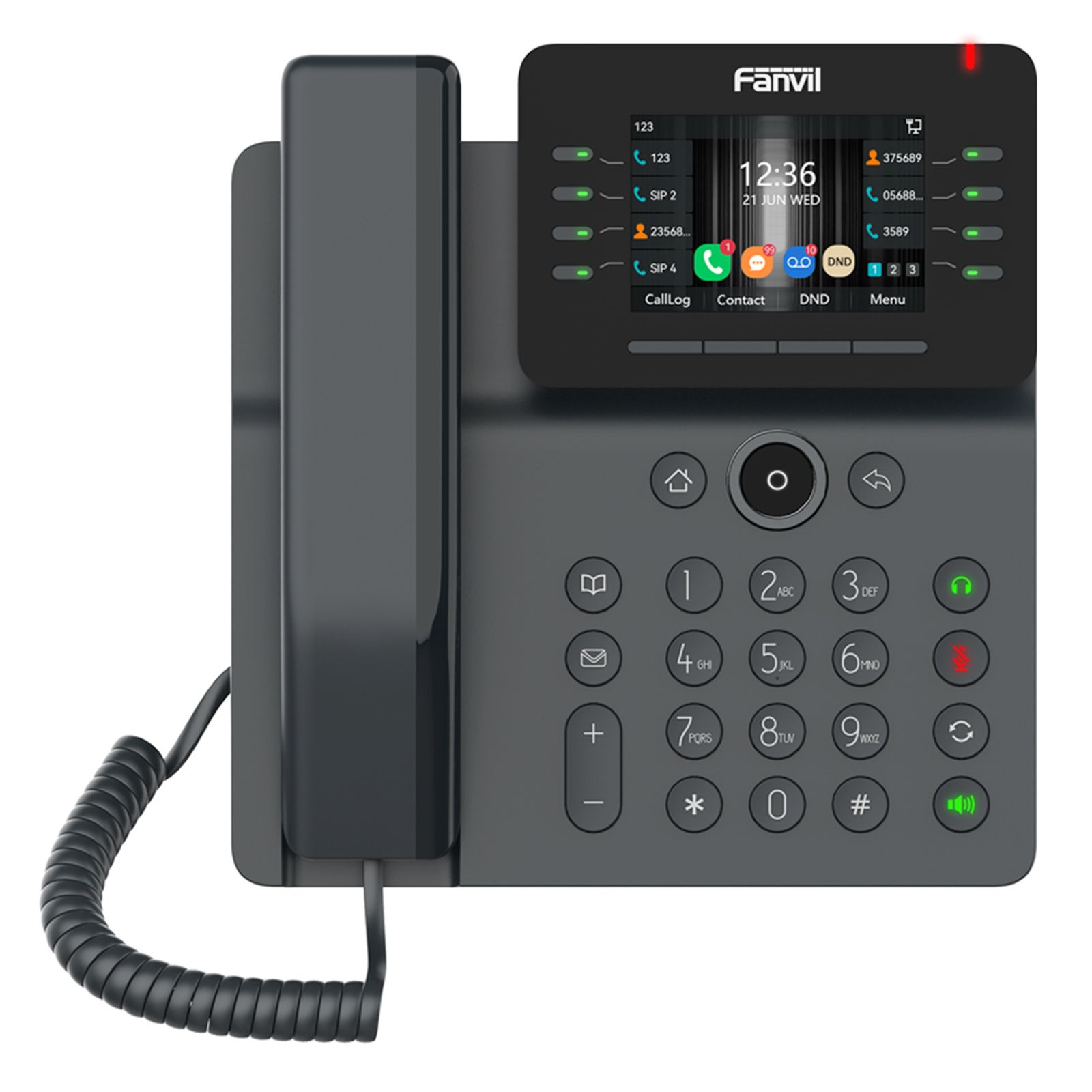 Buy the Fanvil V64 Prime Business Phone, 3.5-inch colour LCD screen, 12 ...