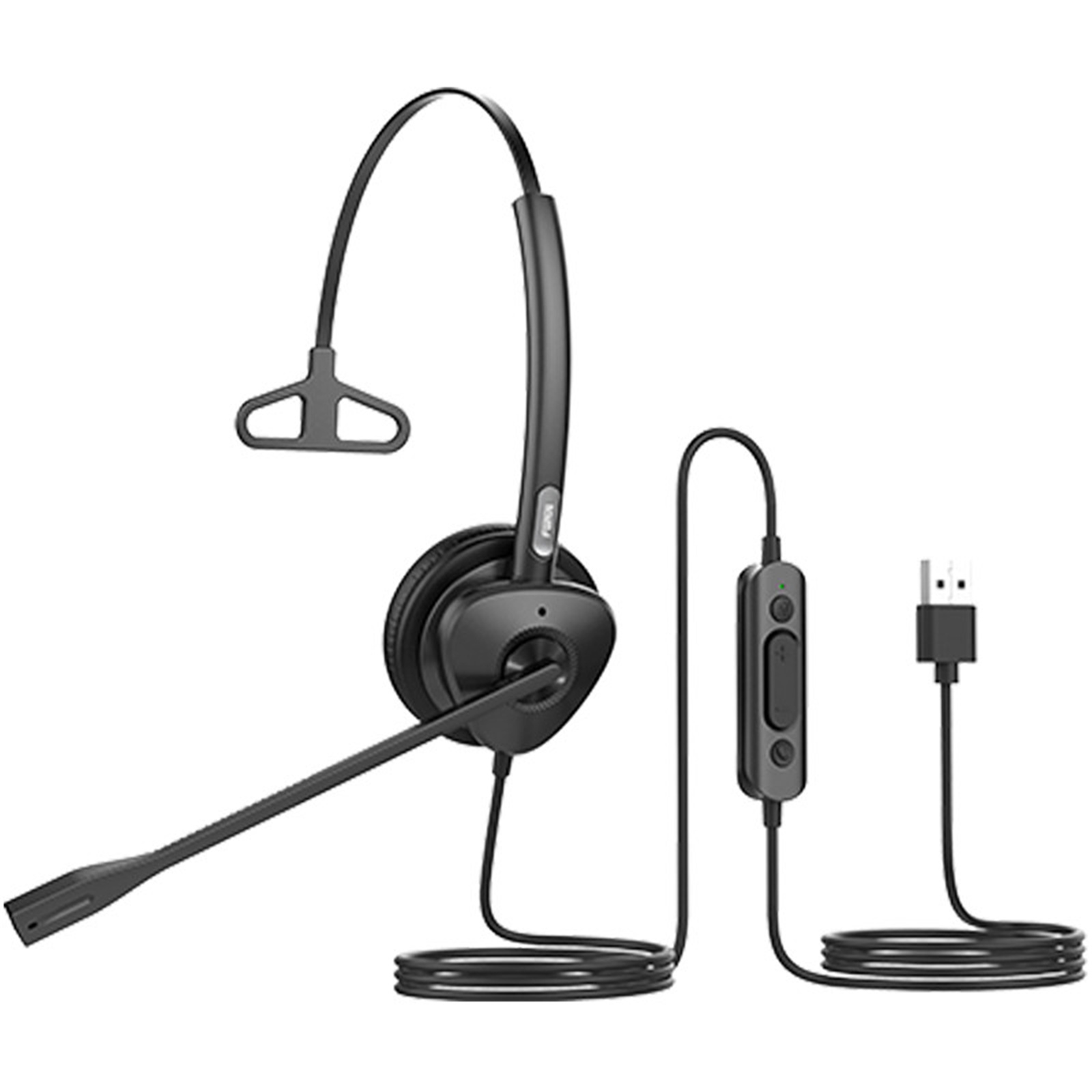 Buy the Fanvil FAN-HT301-U USB Monaural Headset with HD Audio Dual MIC ...