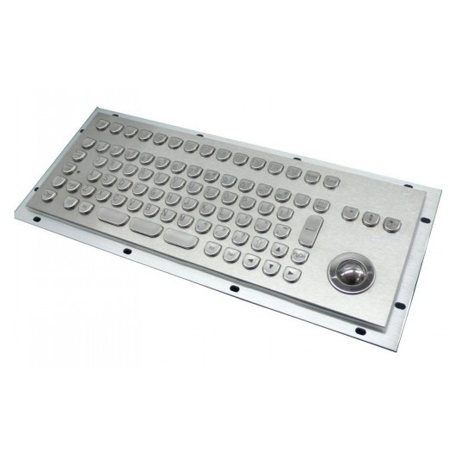 Buy the Inputel KB205 Stainless Steel Keyboard + Trackball IP65 - USB ...