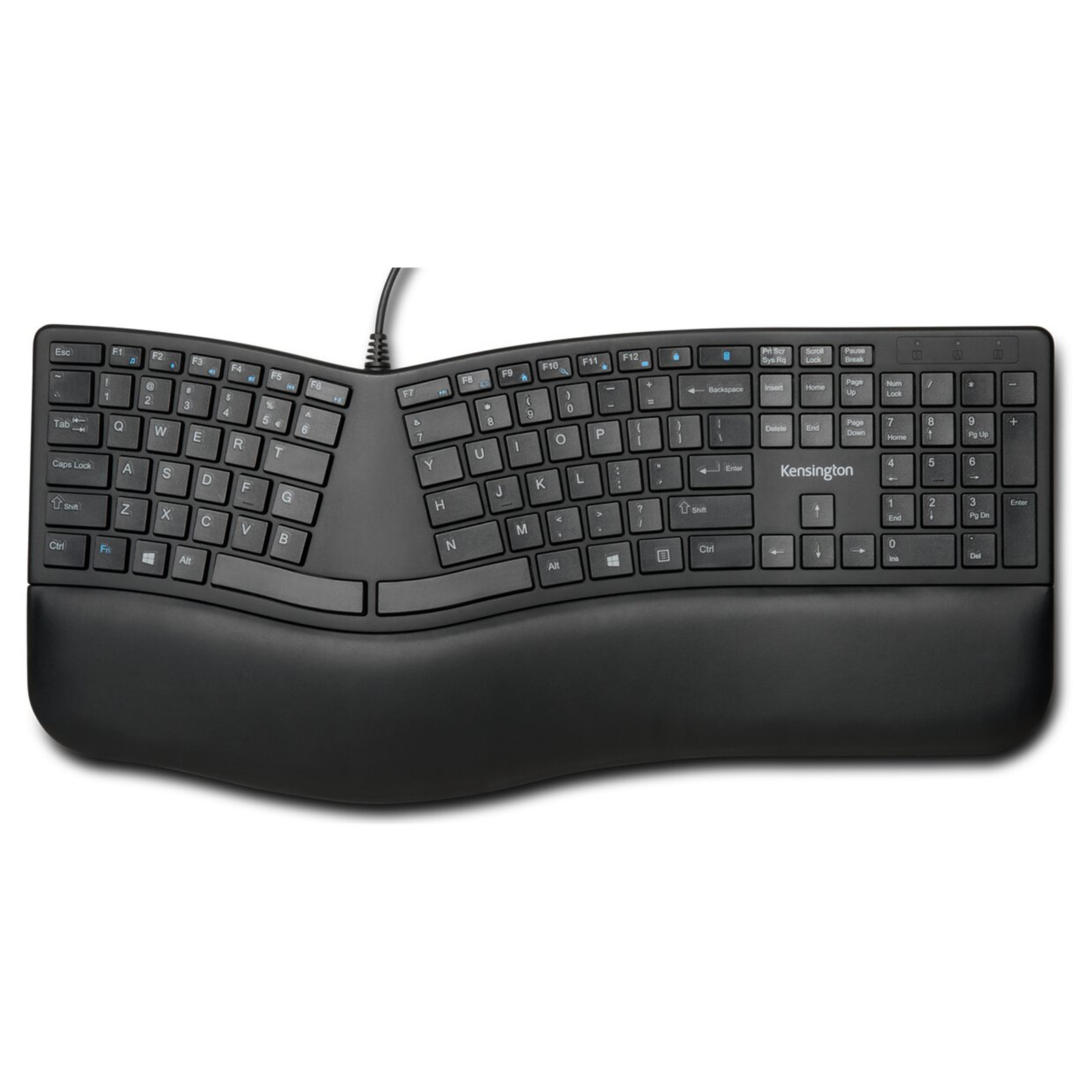 Buy the Kensington Pro Fit K75400US Ergonomic Keyboard - Black Wired ...