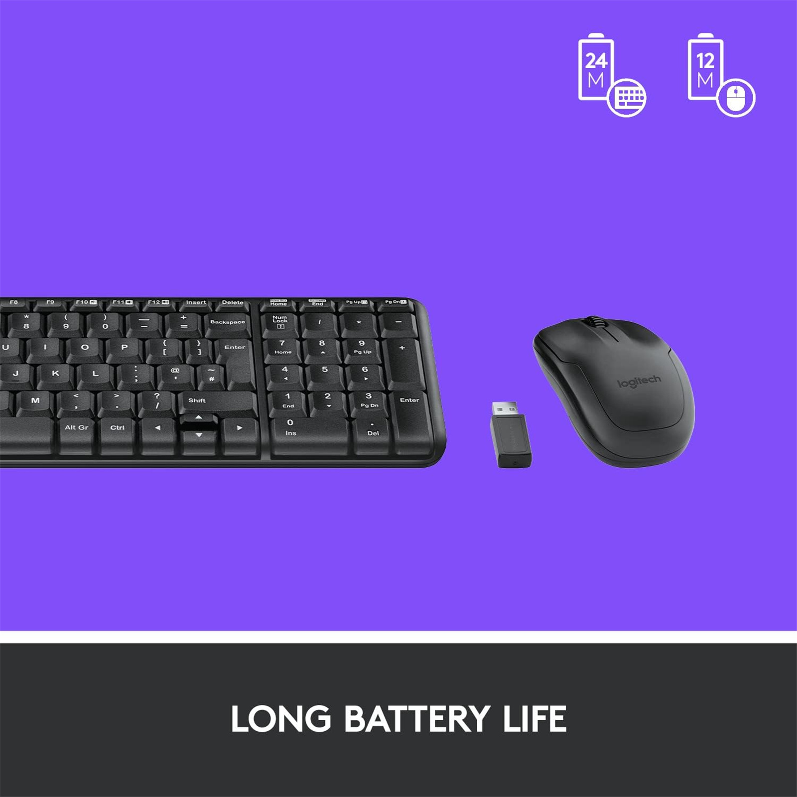 Buy the Logitech MK220 Wireless Desktop Keyboard & Mouse Combo ( 920-003235 ) online - PBTech.co.nz