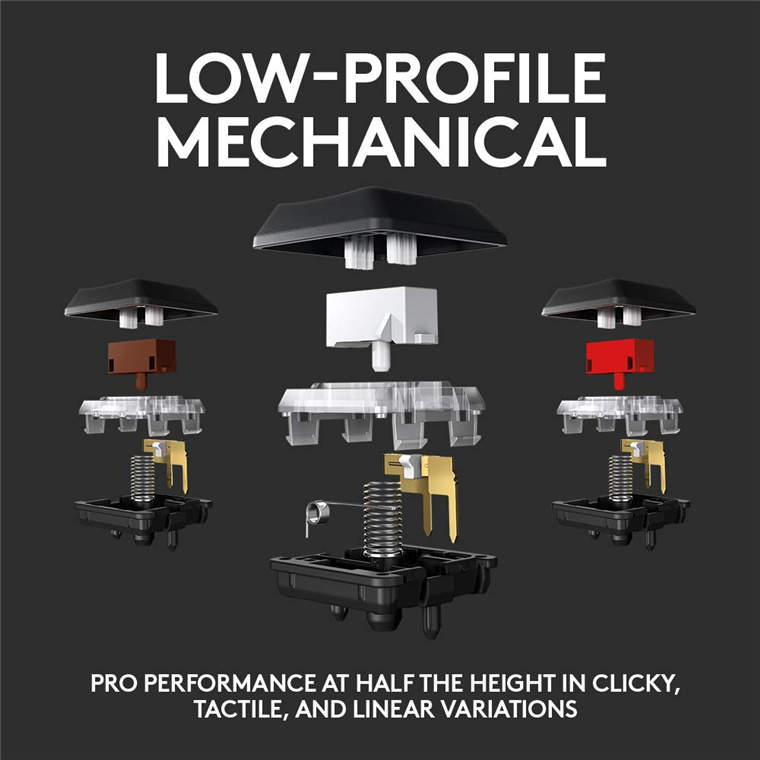 Buy the Logitech G815 LIGHTSYNC RGB Mechanical Gaming Keyboard GL ...