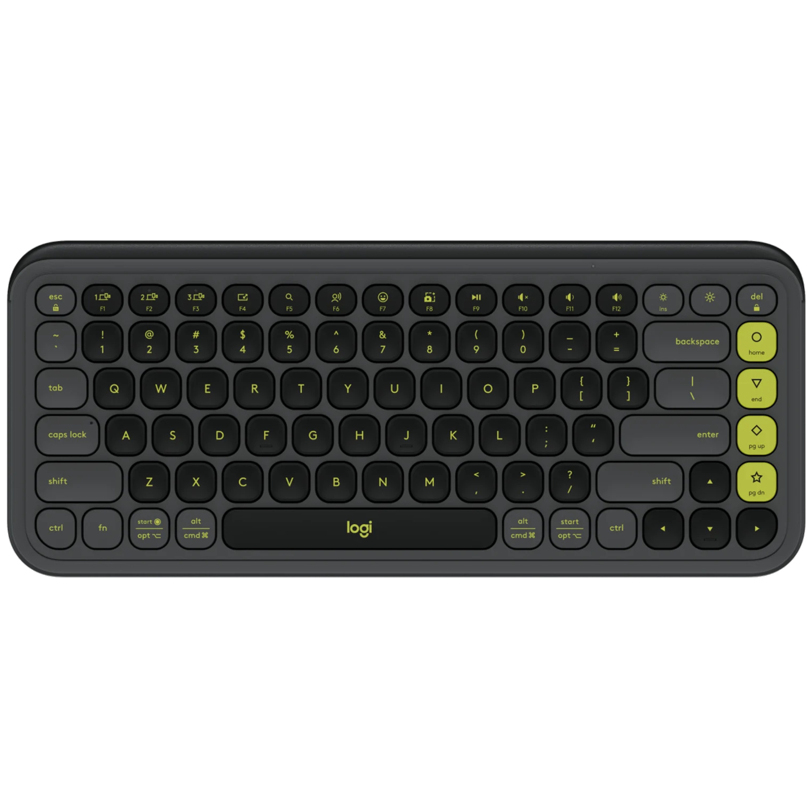 Buy the Logitech POP Icon Keys Compact Wireless Keyboard - Graphite ...