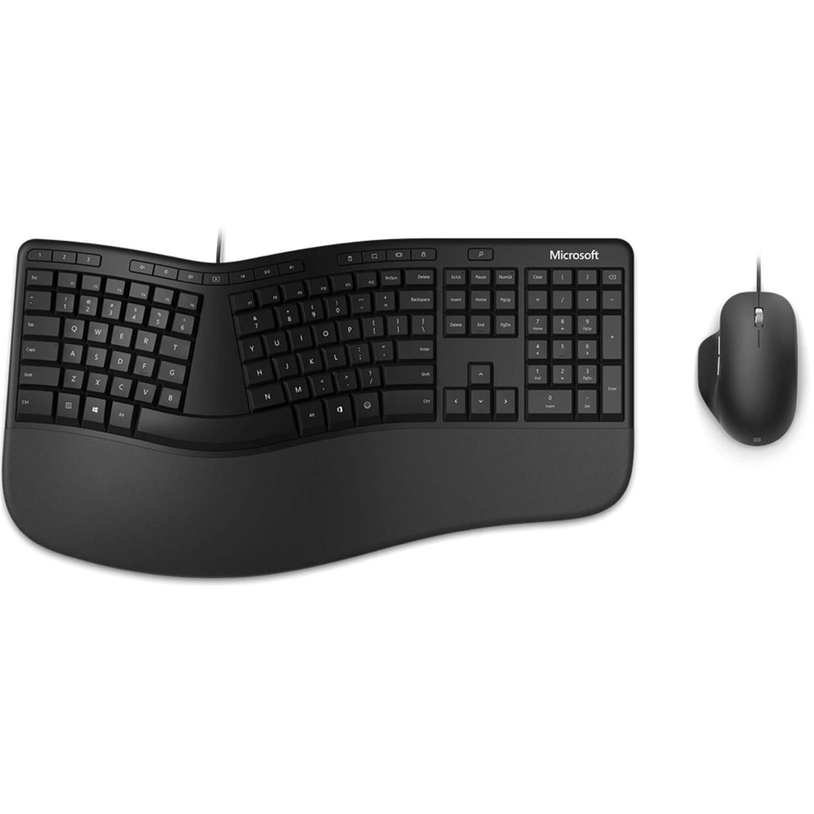 Buy the Microsoft Ergonomic Desktop Keyboard & Mouse Combo - Black ...