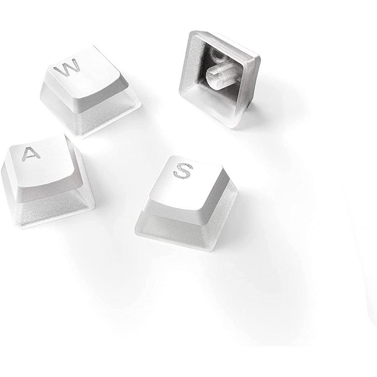 Buy the Steelseries PrismCaps Universal Double Shot Pudding Keycaps - White ( 60203 ) online ...