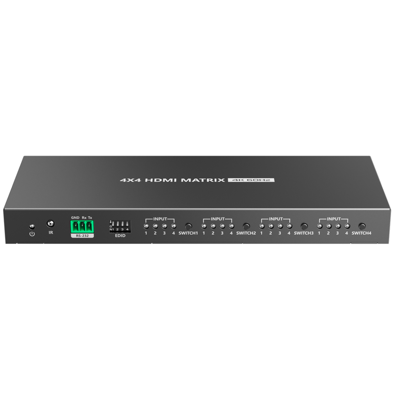 Buy the LENKENG 4K 4x4 Matrix Switch. 4x HDMI 2.0 inputs and outputs ...